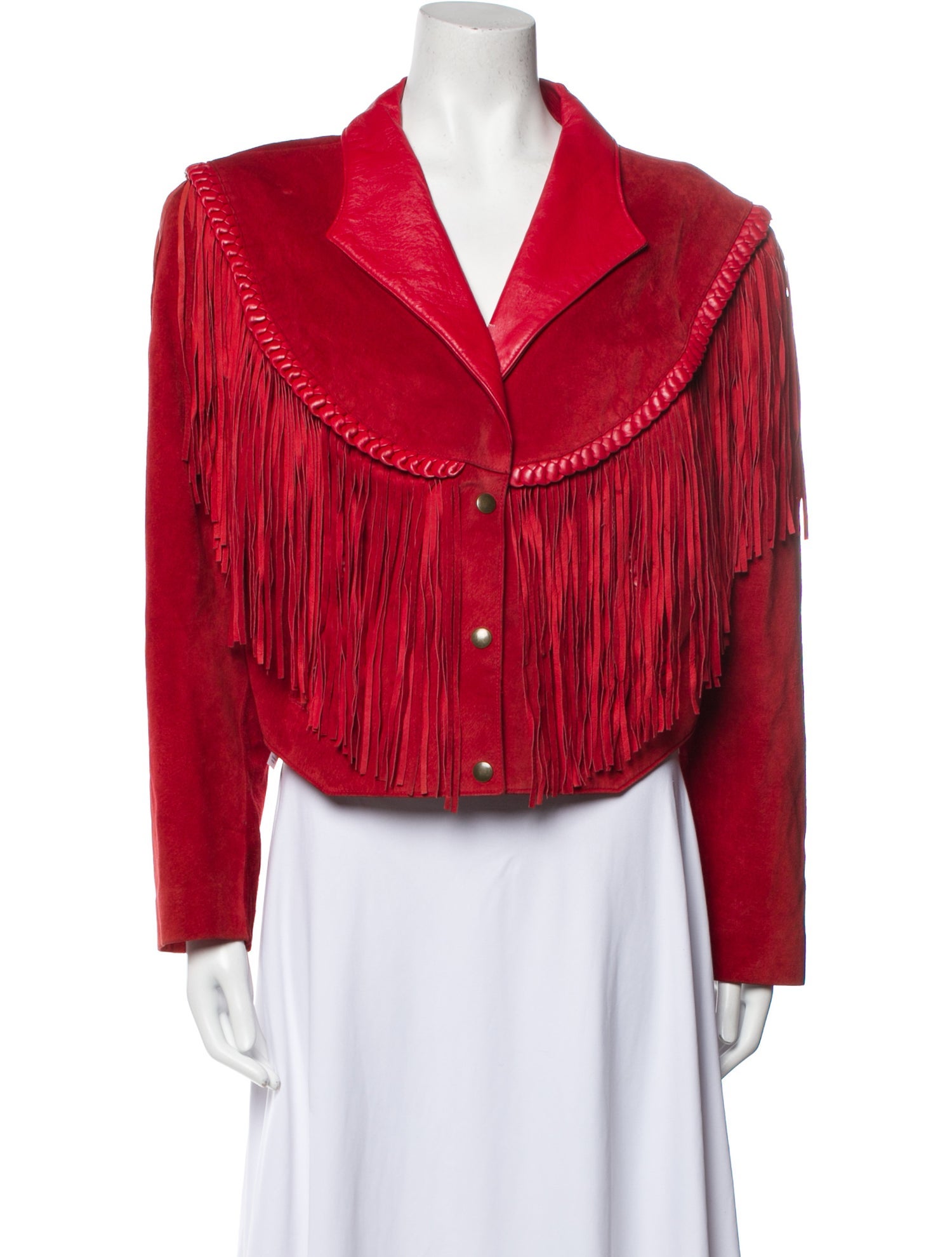 Diamond Leathers Leather Evening Jacket - Red Jackets, Clothing ...