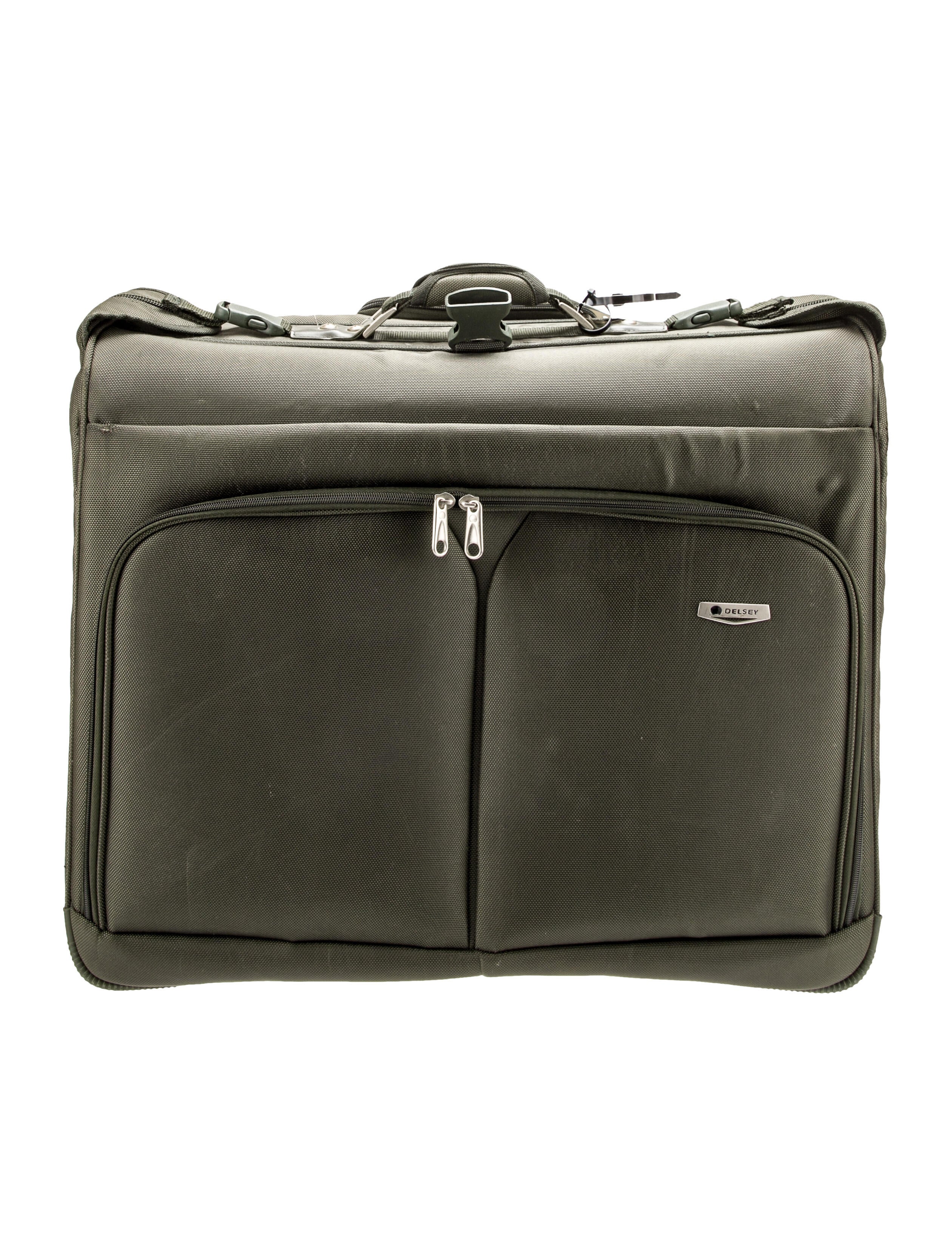 Delsey Nylon Rolling Suitcase - Green Luggage and Travel, Handbags ...