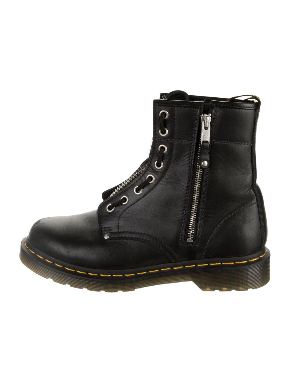 Doc Martens x Marc Jacobs Leather Combat Boots - Black Boots, Shoes ...