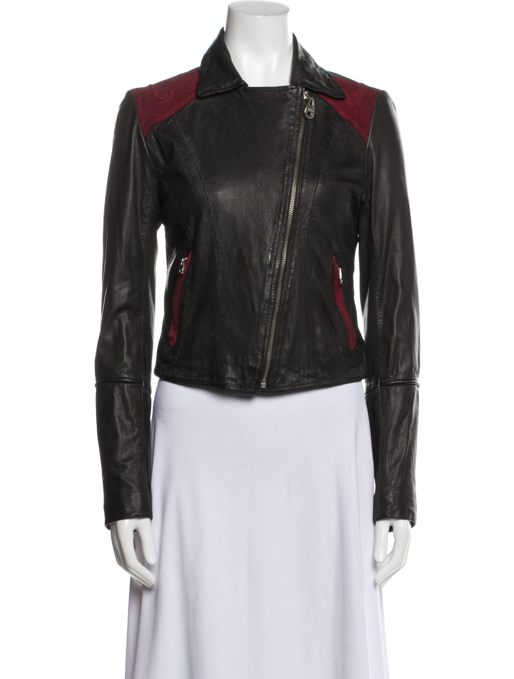 Doma Leather Biker Jacket - Black Jackets, Clothing - WDO20604 | The ...