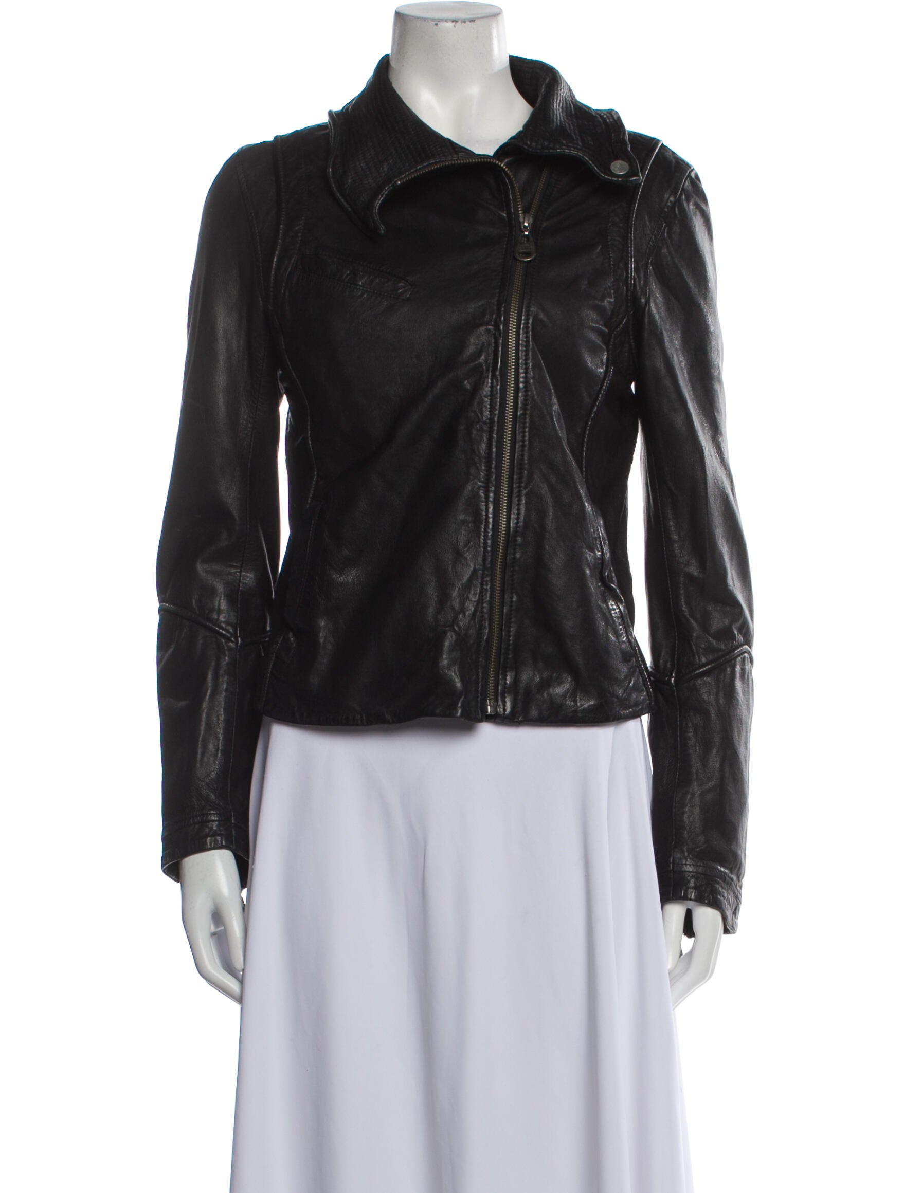 Doma Biker Jacket - Black Jackets, Clothing - WDO20796 | The RealReal