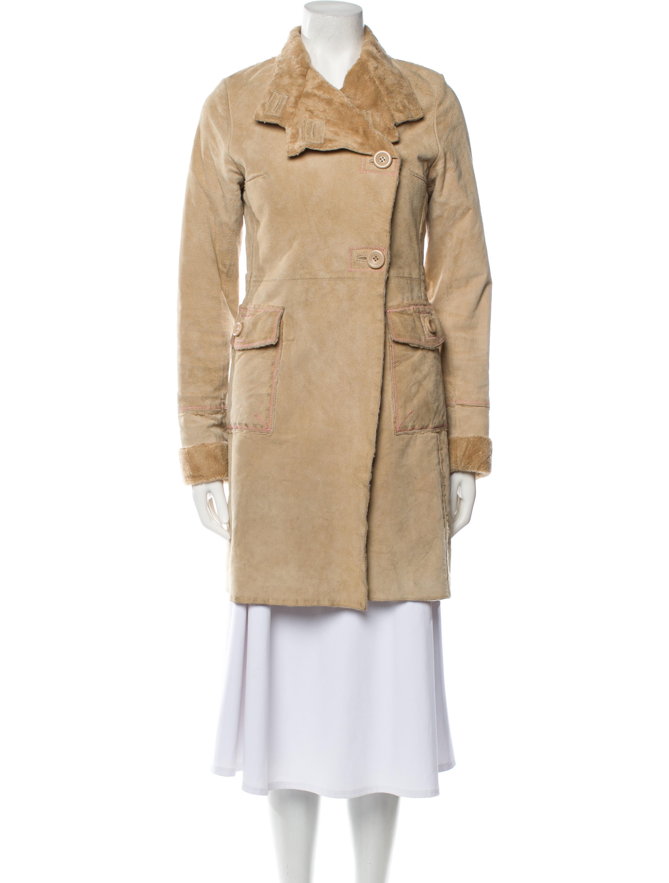 Doma Faux Fur Coat - Neutrals Coats, Clothing - WDO20870 | The RealReal