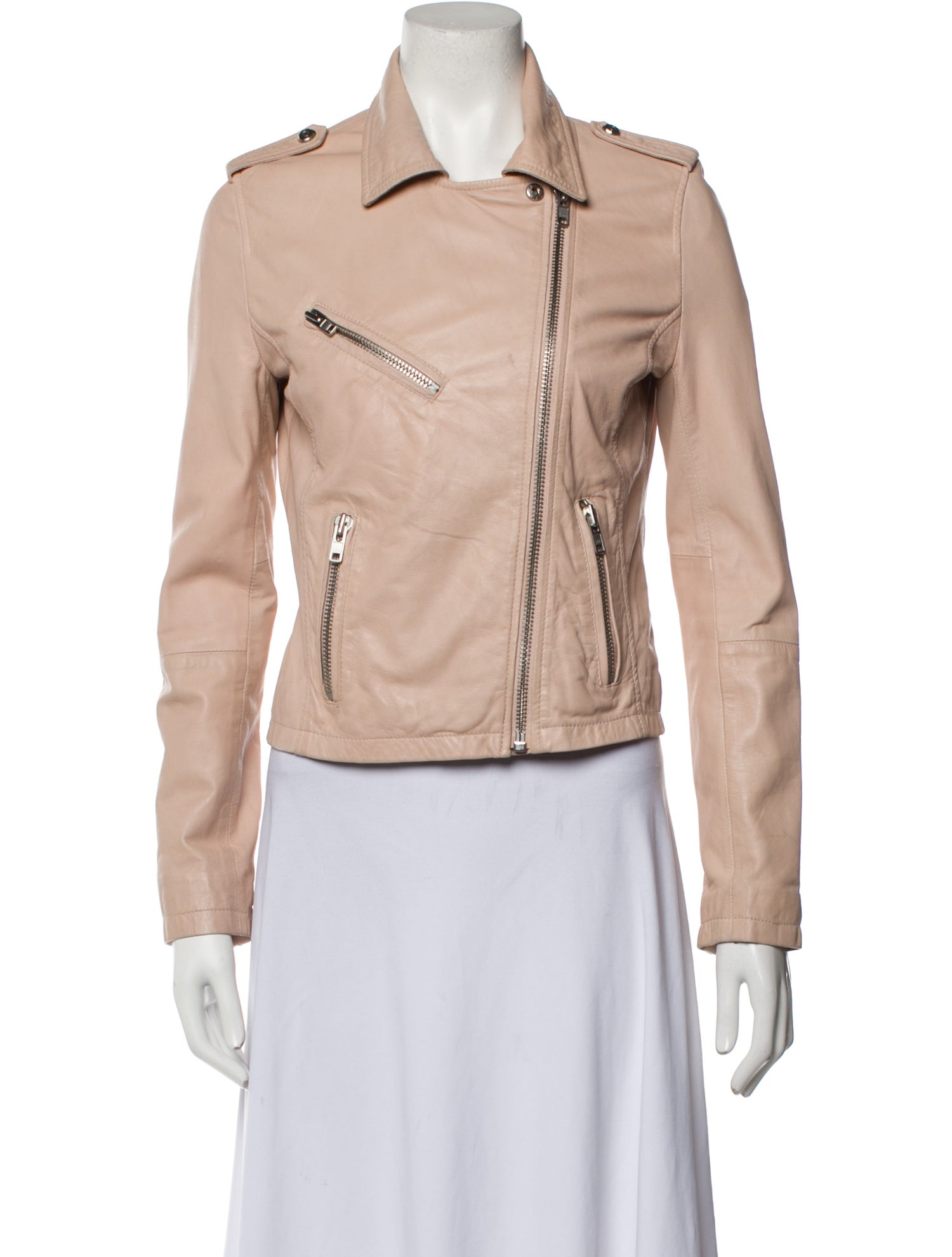 Doma Leather Biker Jacket - Pink Jackets, Clothing - WDO21078 | The ...