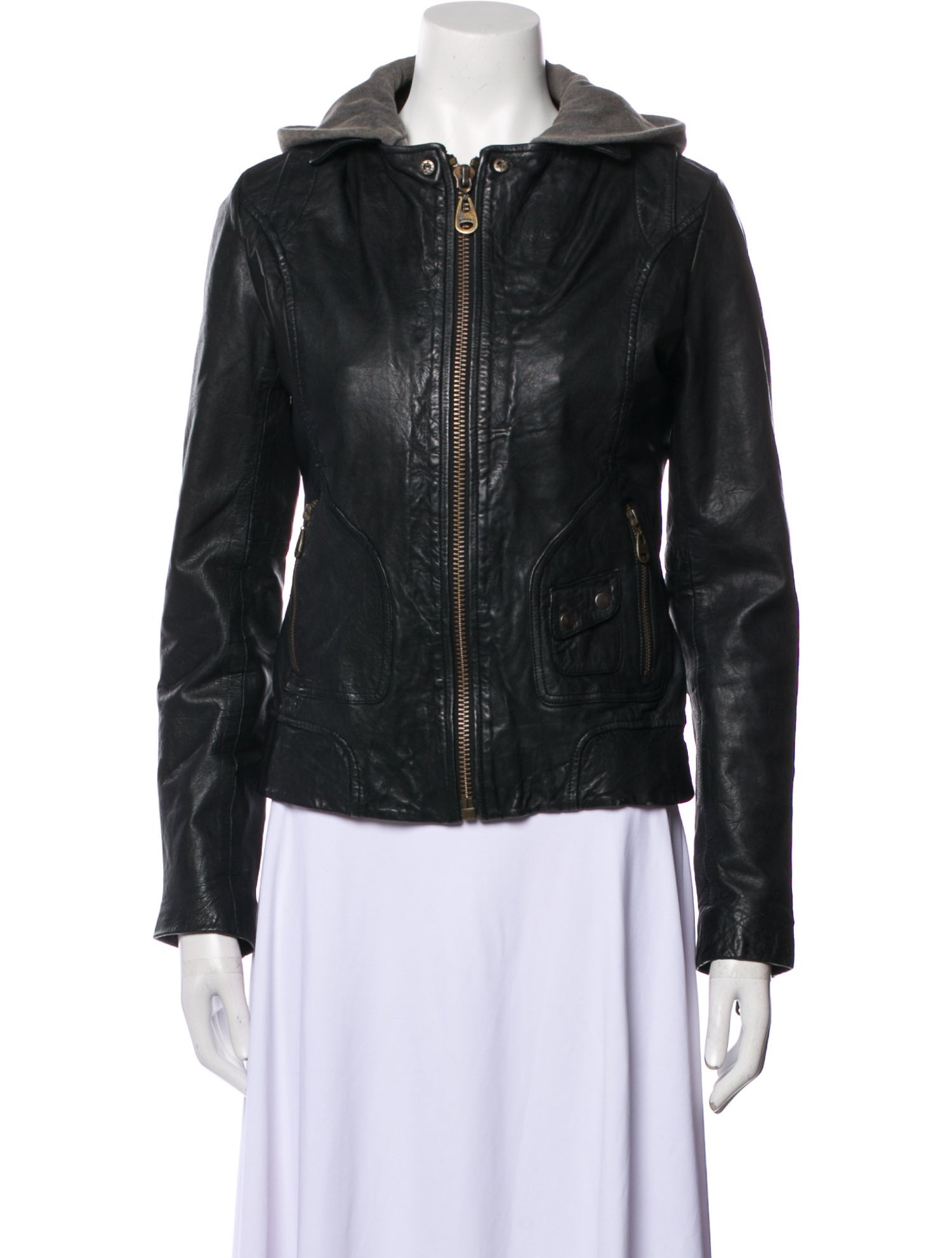 Doma Biker Jacket - Grey Jackets, Clothing - WDO21102 | The RealReal