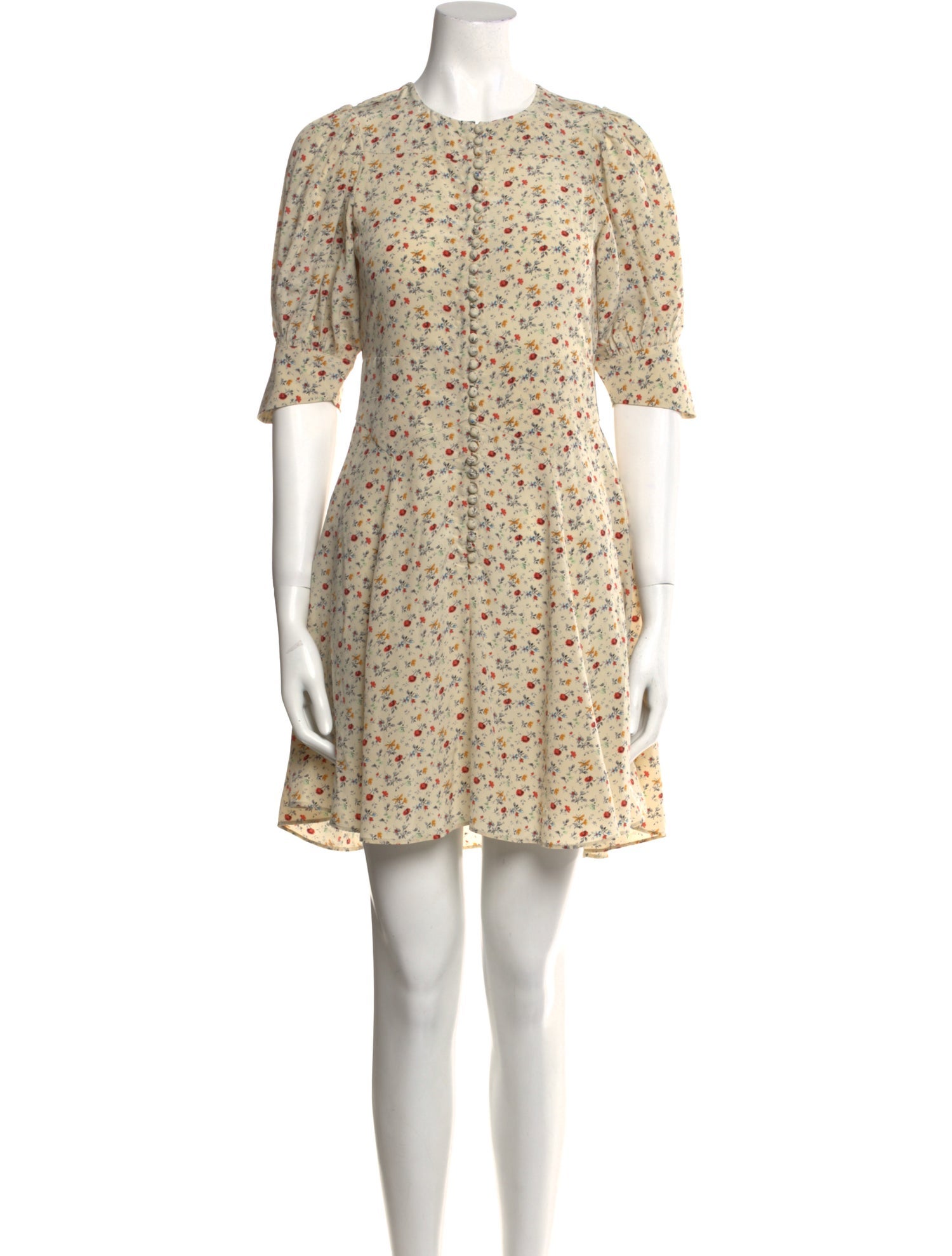 DÔEN Silk Mini Dress - Neutrals Dresses, Clothing - WDOEN58297 | The ...