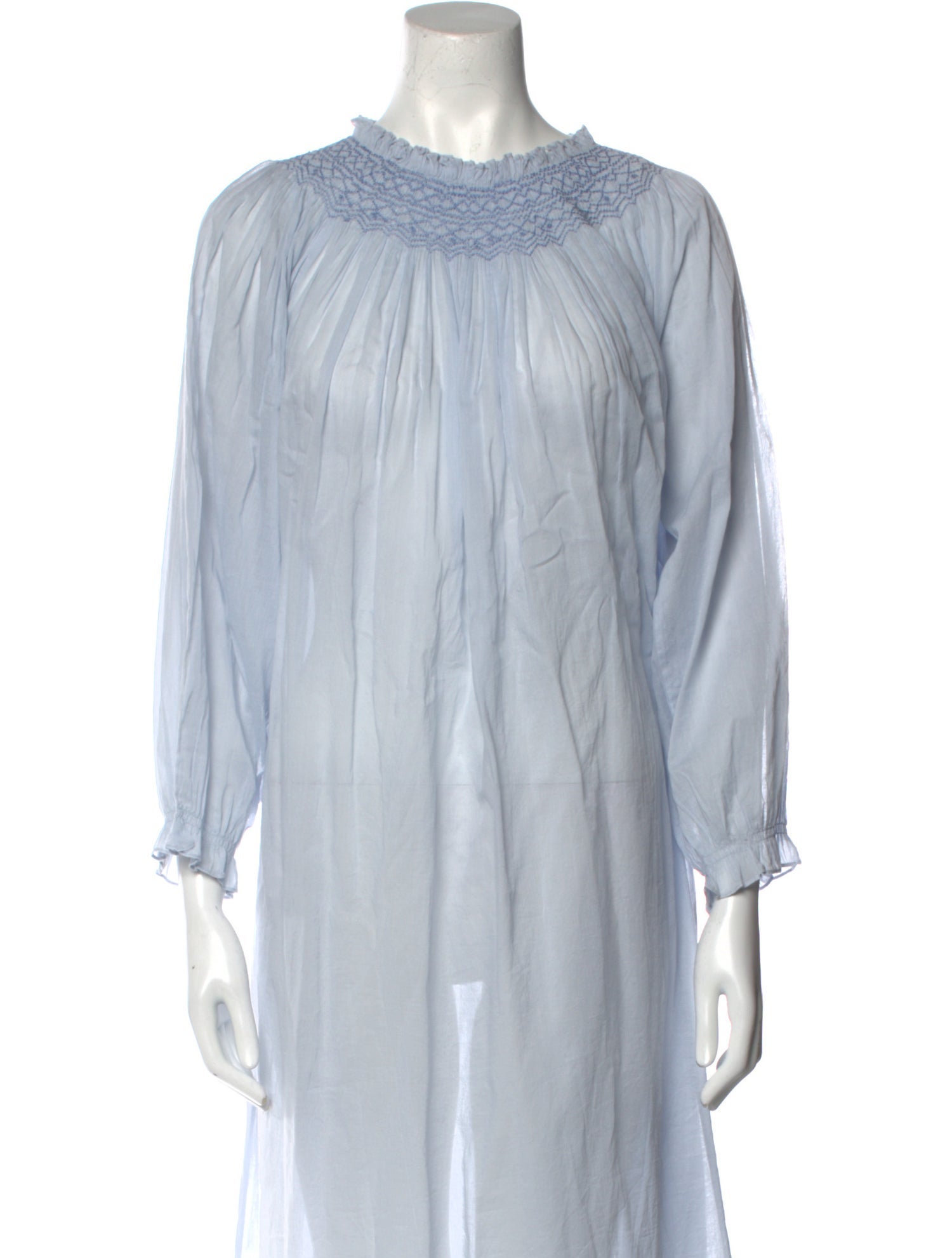 DÔEN Bateau Neckline Midi Length Dress w/ Tags - Blue Dresses, Clothing ...