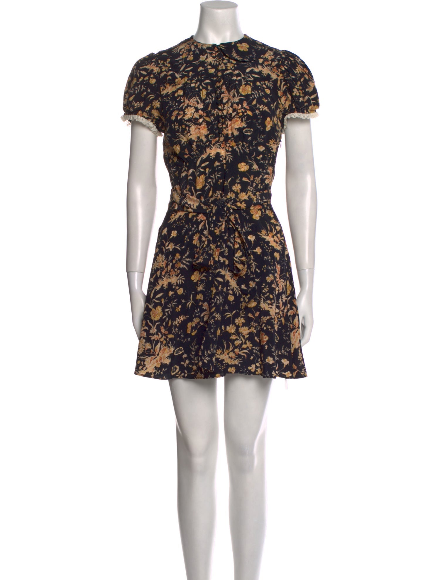 DÔEN Silk Mini Dress - Yellow Dresses, Clothing - WDOEN63801 | The RealReal