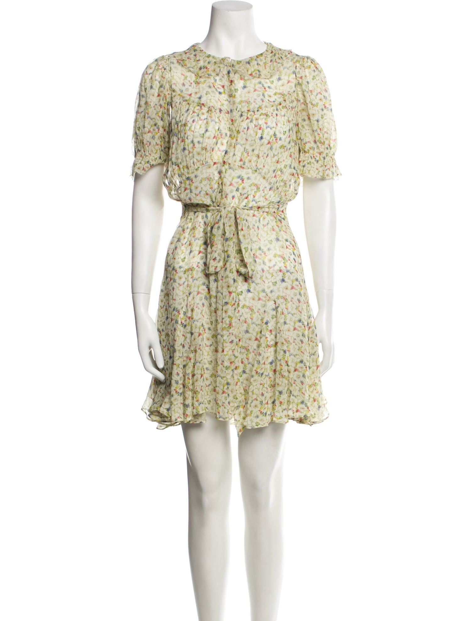 DÔEN Silk Mini Dress - White Dresses, Clothing - WDOEN66939 | The RealReal