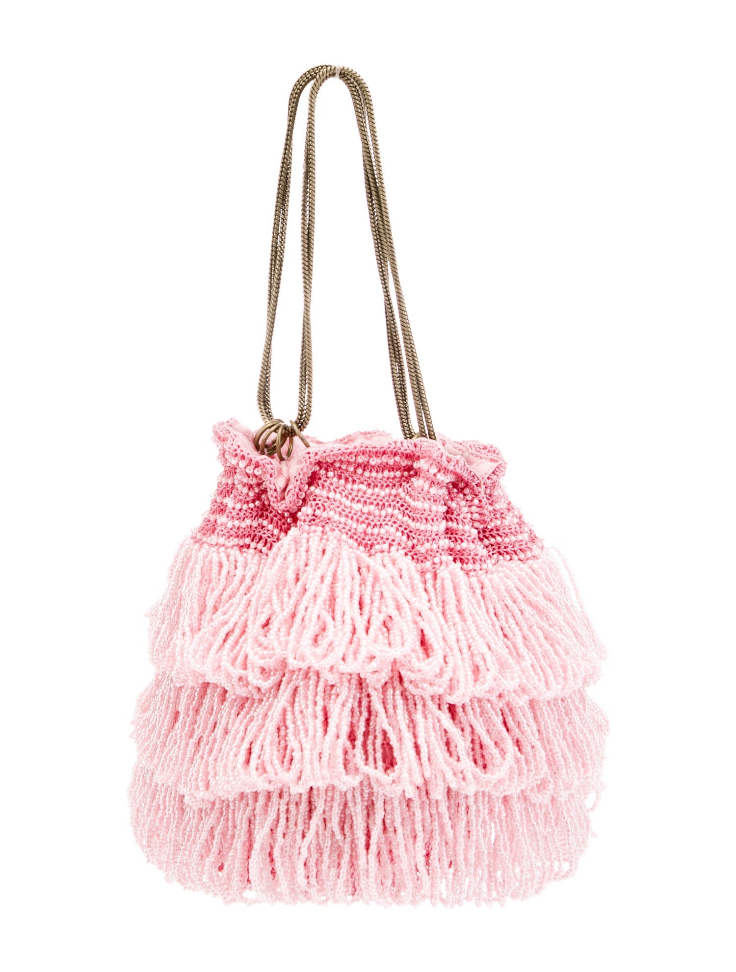 DÔEN Acrylic Bucket Bag w/ Tags - Pink Mini Bags, Handbags - WDOEN67009 ...