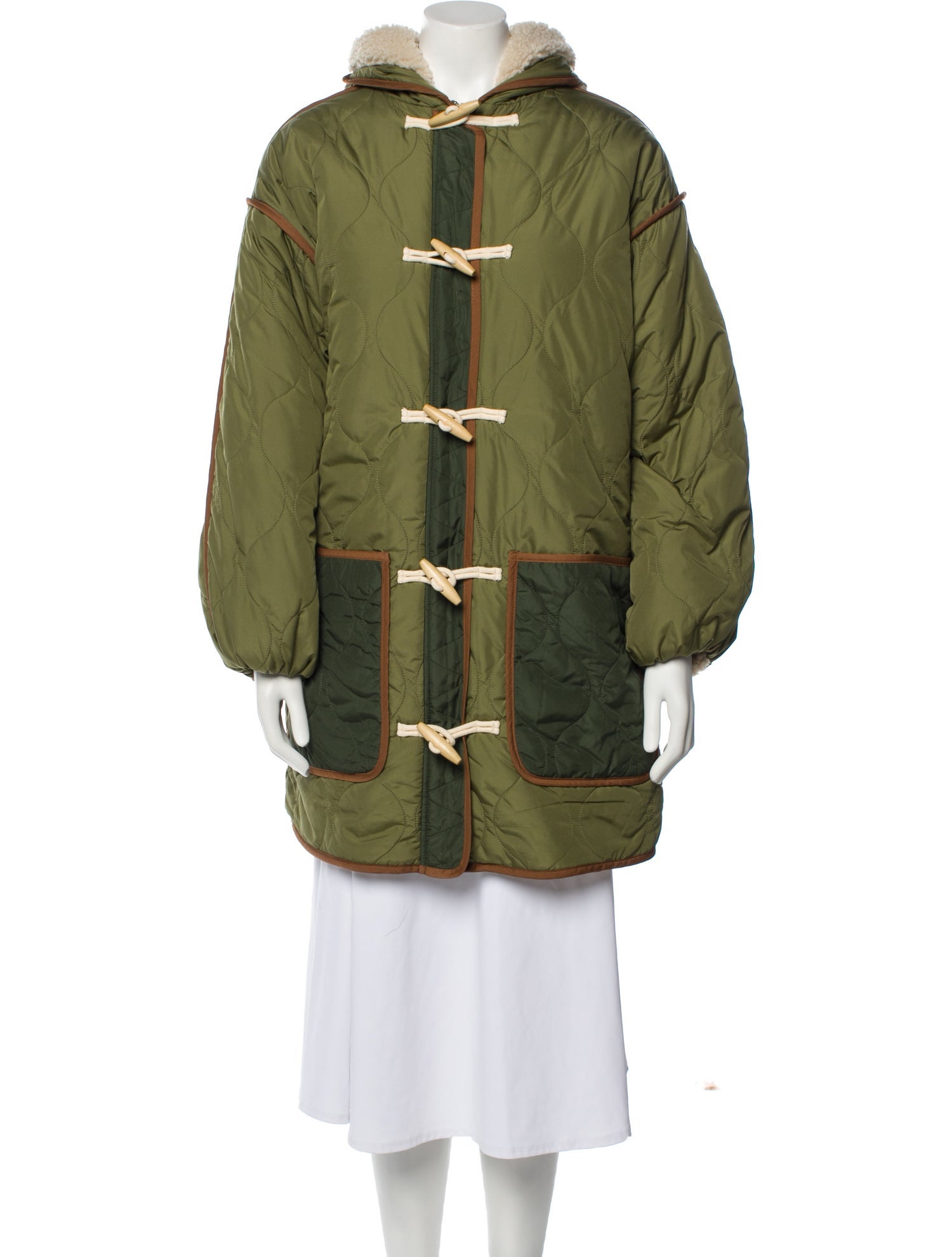 DÔEN Parka w/ Tags - Green Coats, Clothing - WDOEN71504 | The RealReal