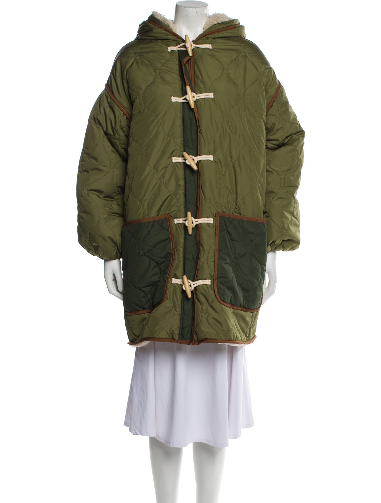 DÔEN Parka w/ Tags - Green Coats, Clothing - WDOEN72984 | The RealReal