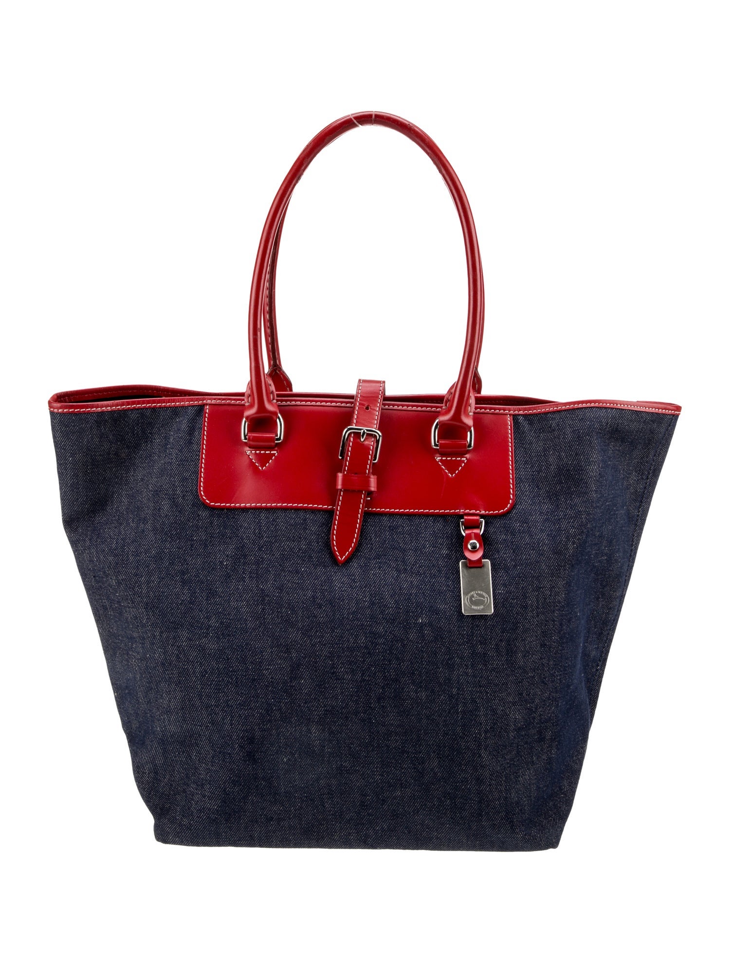 Dooney & Bourke Denim Tote - Blue Totes, Handbags - WDOON21245 | The ...