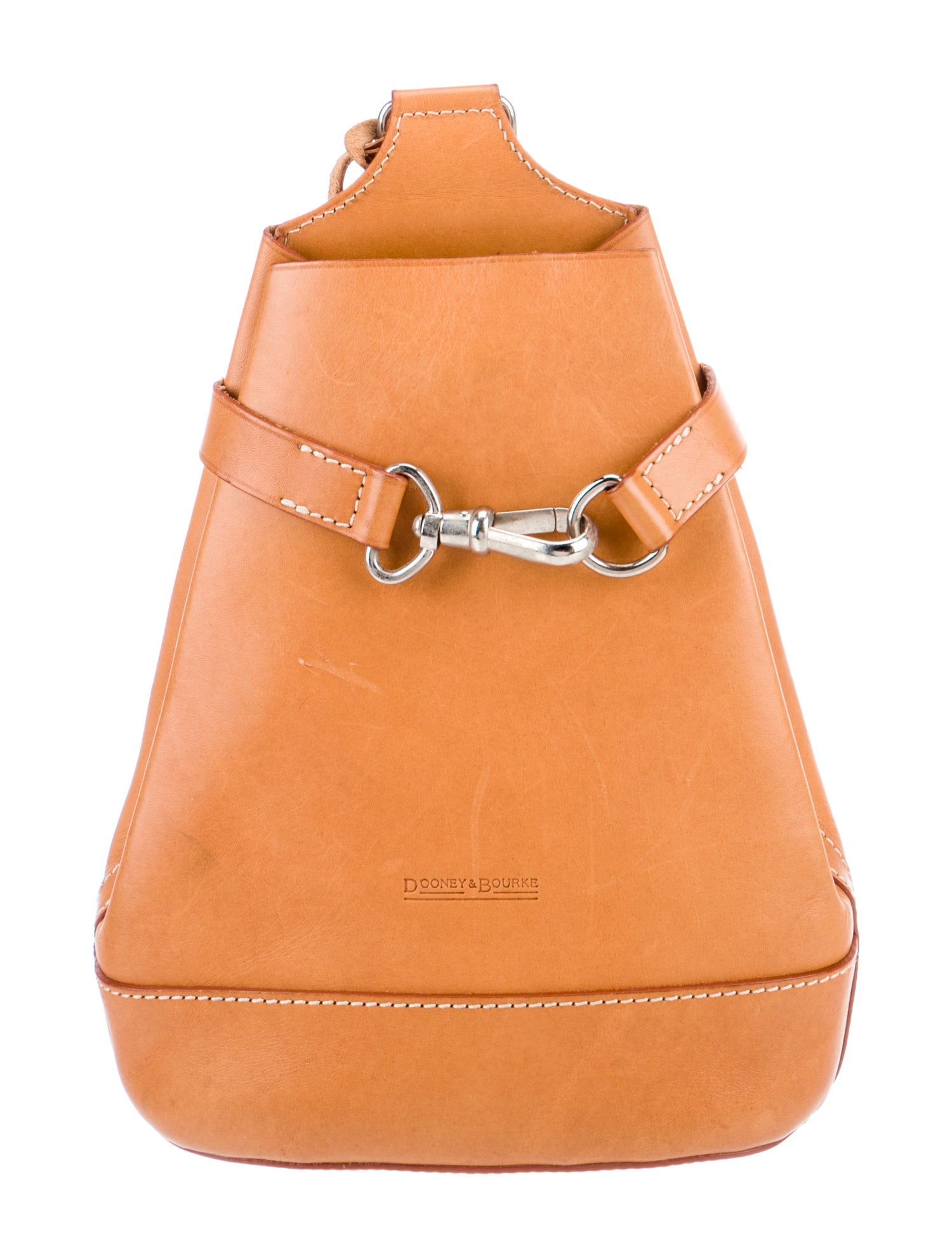 Dooney & Bourke Leather Backpack - Brown Backpacks, Handbags ...