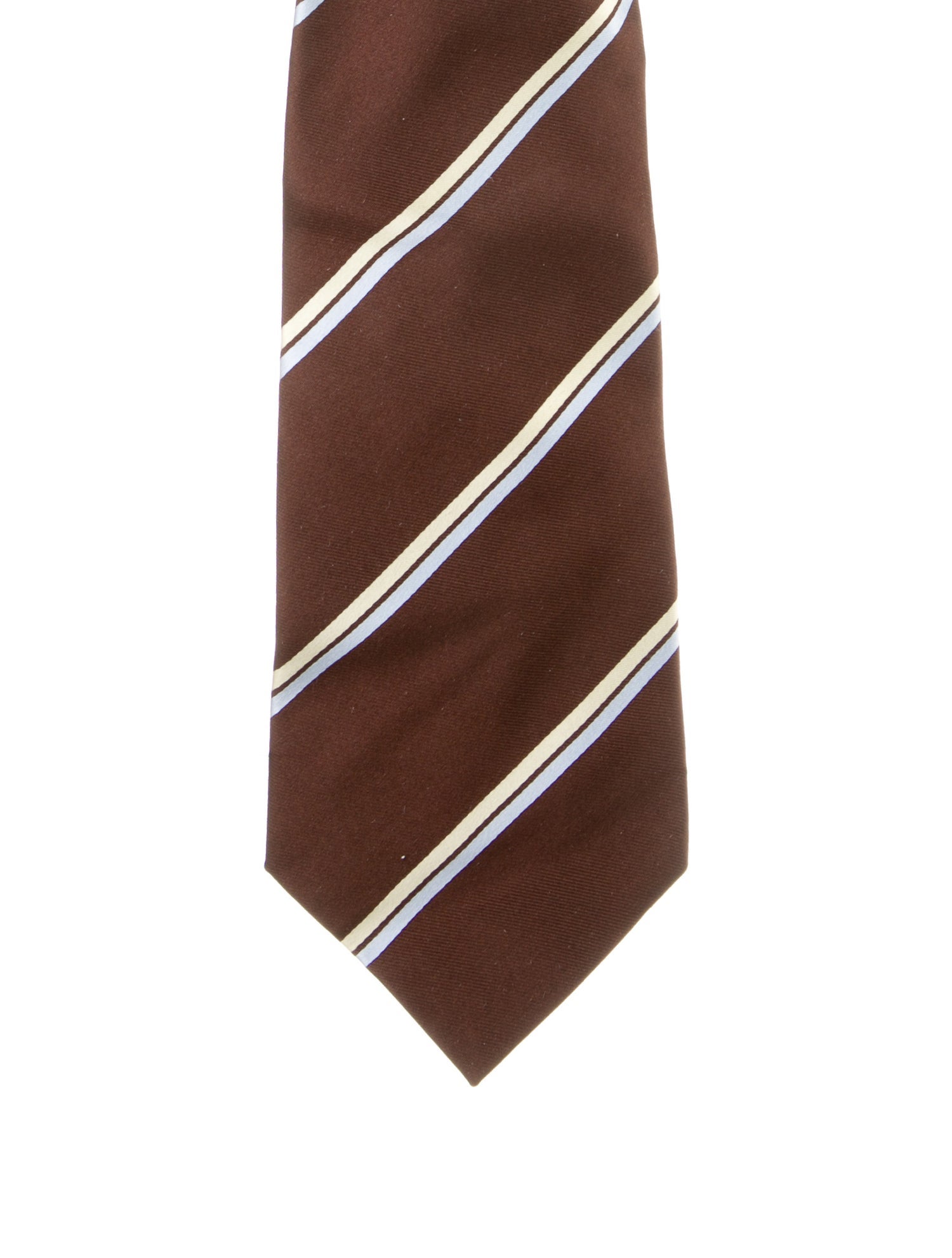 Doublet Silk Patterned Tie - Brown Ties, Suiting Accessories ...