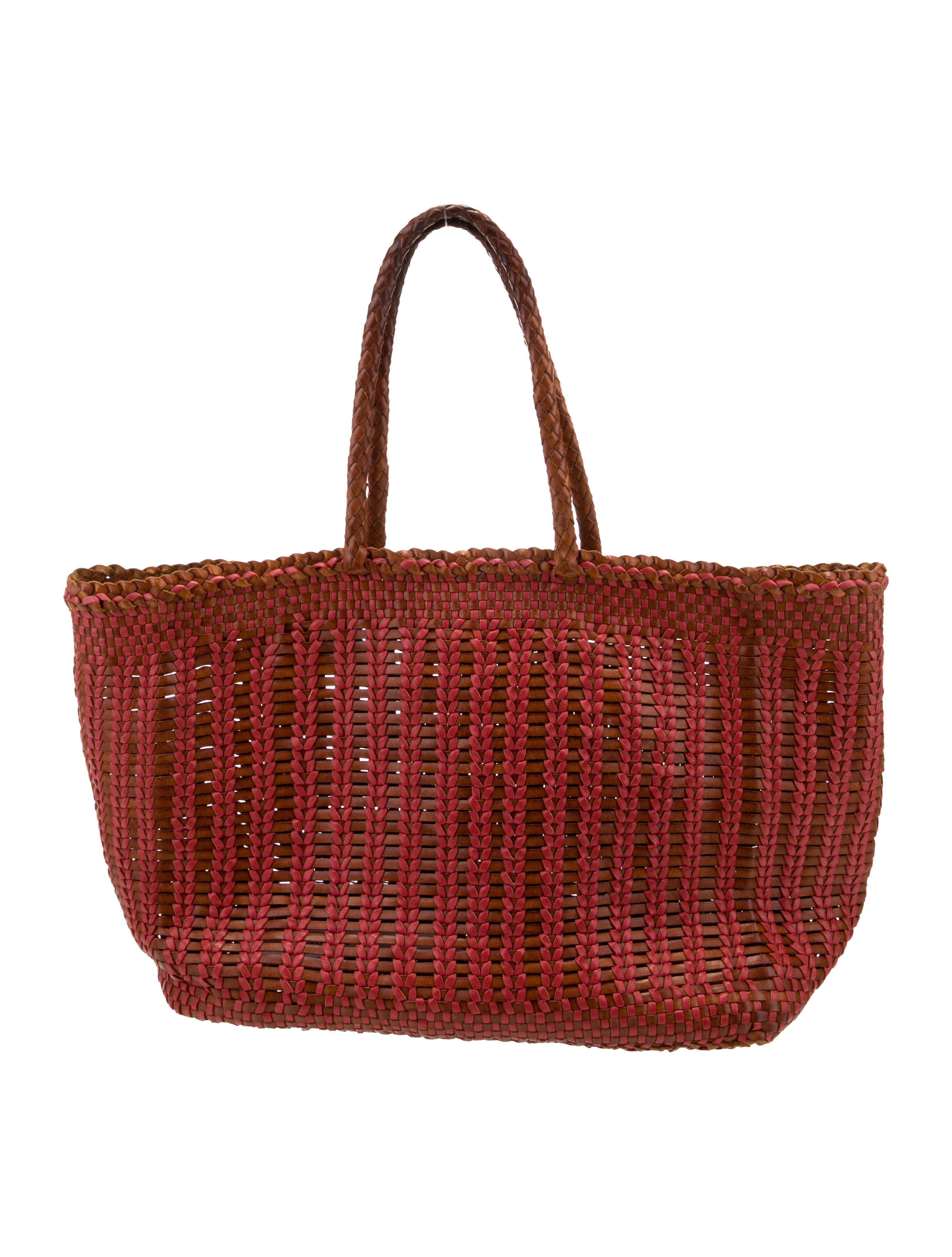 Dragon Diffusion Leather Tote Bag - Brown Totes, Handbags - WDRGI20337 ...