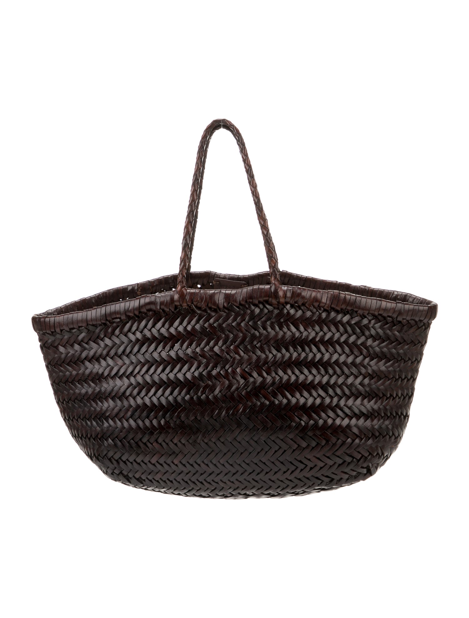 Dragon Diffusion Egola Hand-Braided Leather Tote Bag - Totes, Handbags ...