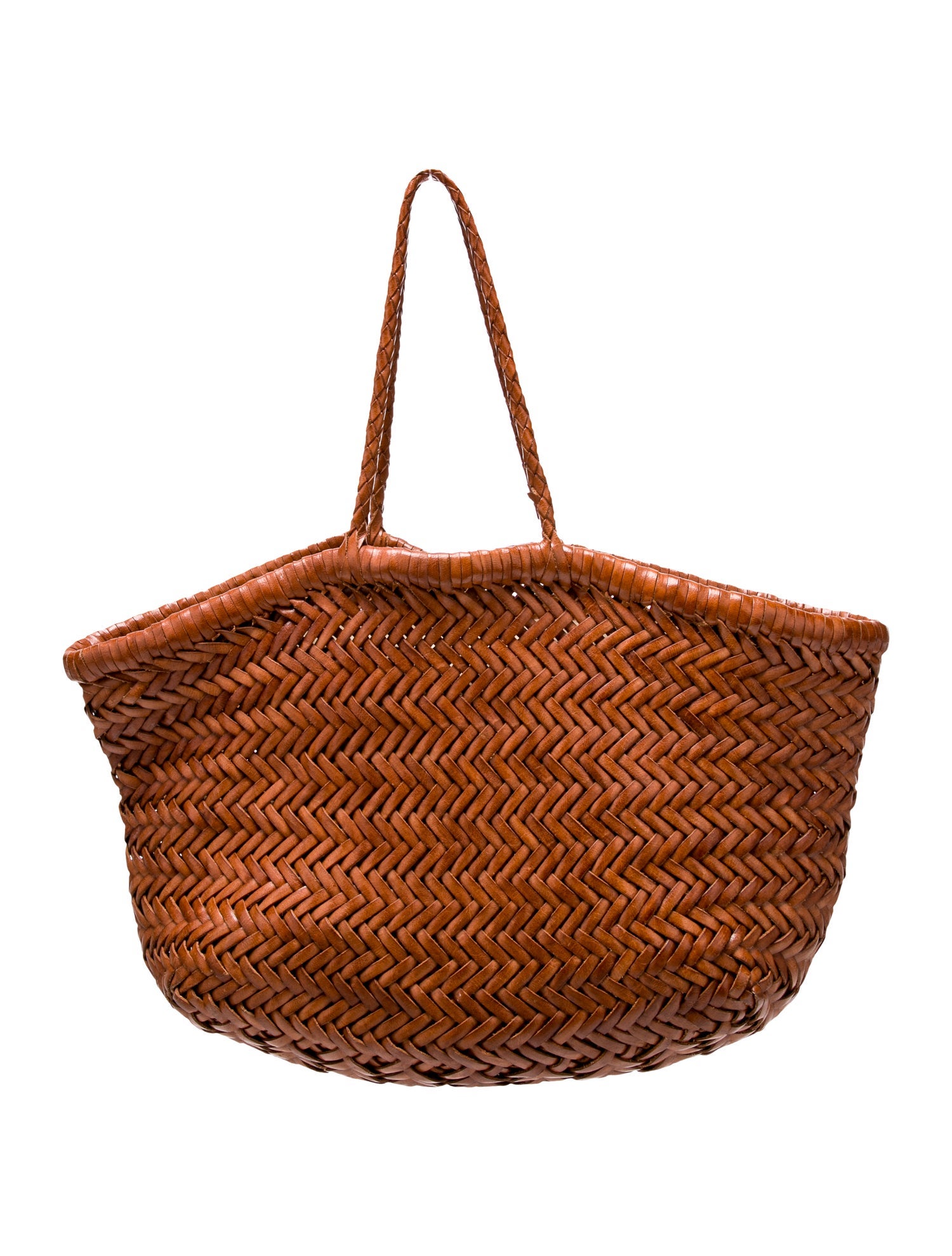 Dragon Diffusion Leather Top Handle Bag - Brown Handle Bags, Handbags ...