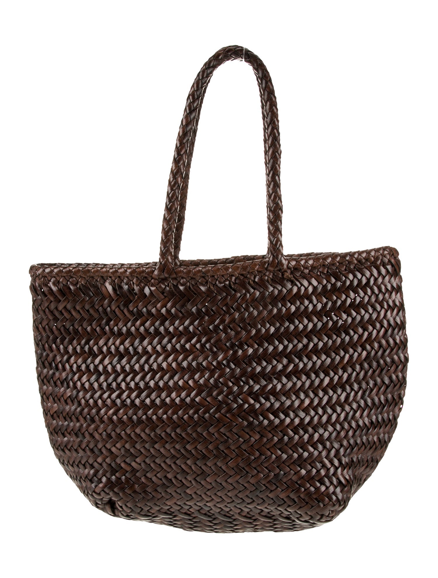 Dragon Diffusion Leather Top Handle Bag - Brown Handle Bags, Handbags ...