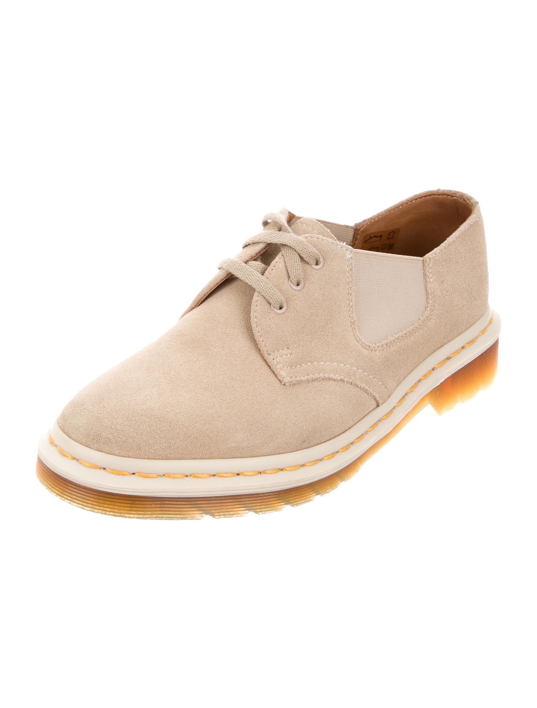 Dr. Martens Suede Round-Toe Oxfords - Neutrals Flats, Shoes ...