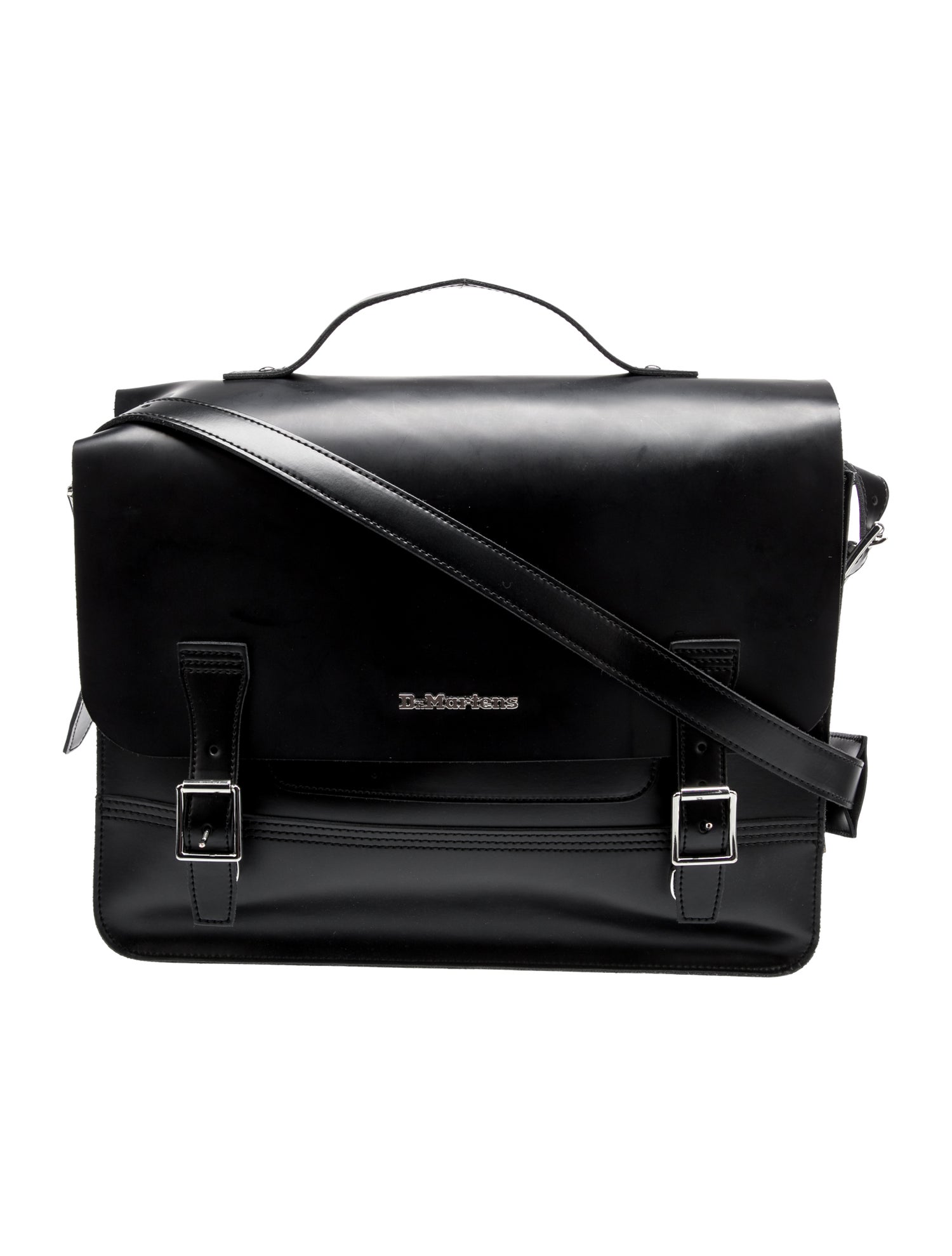 Dr. Martens Leather Messenger Bag - Black Messenger Bags, Bags ...