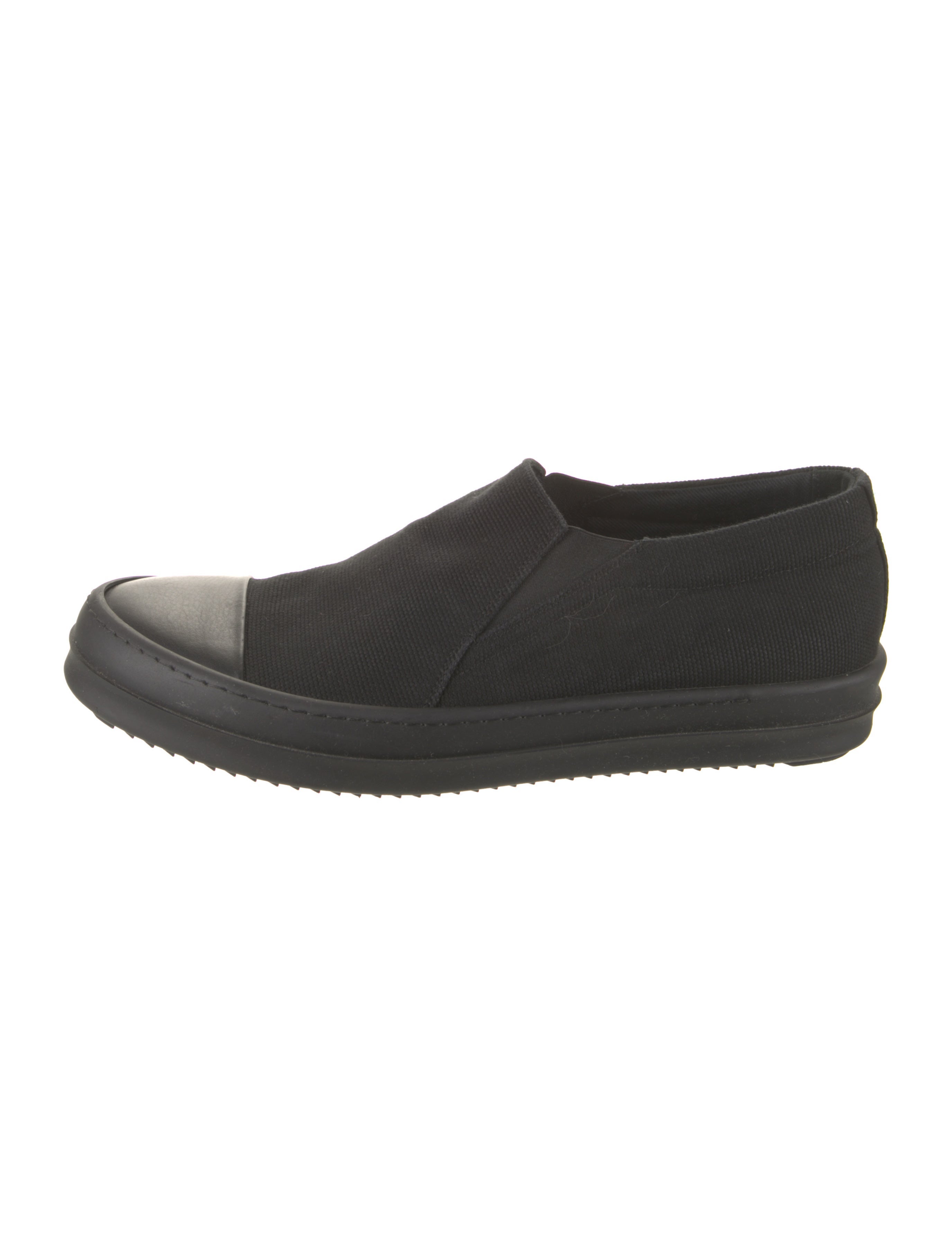 Rick Owens Drkshdw Canvas Loafer Sneakers - Black Sneakers, Shoes ...