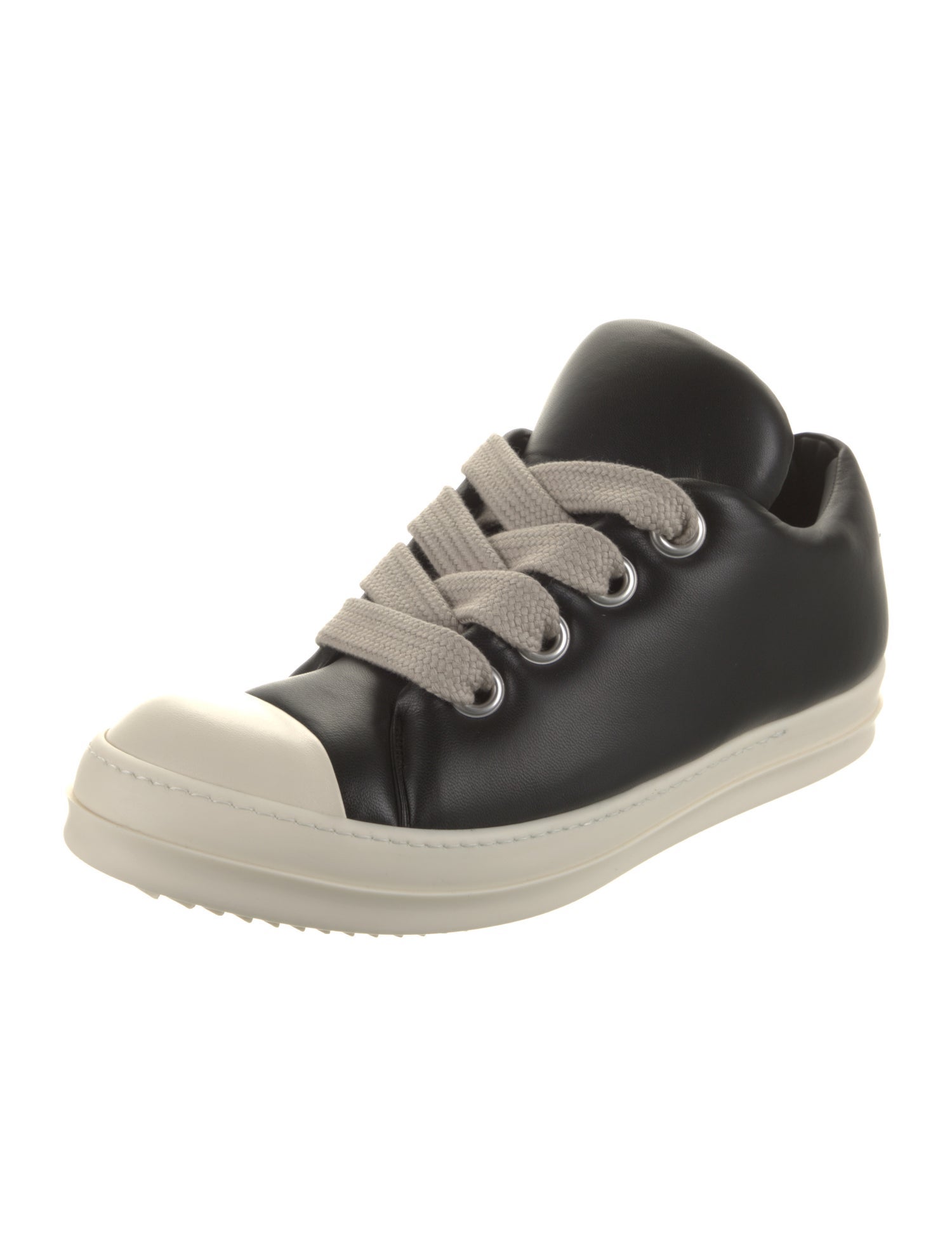 Rick Owens Drkshdw Leather Sneakers w/ Tags - Black Sneakers, Shoes ...