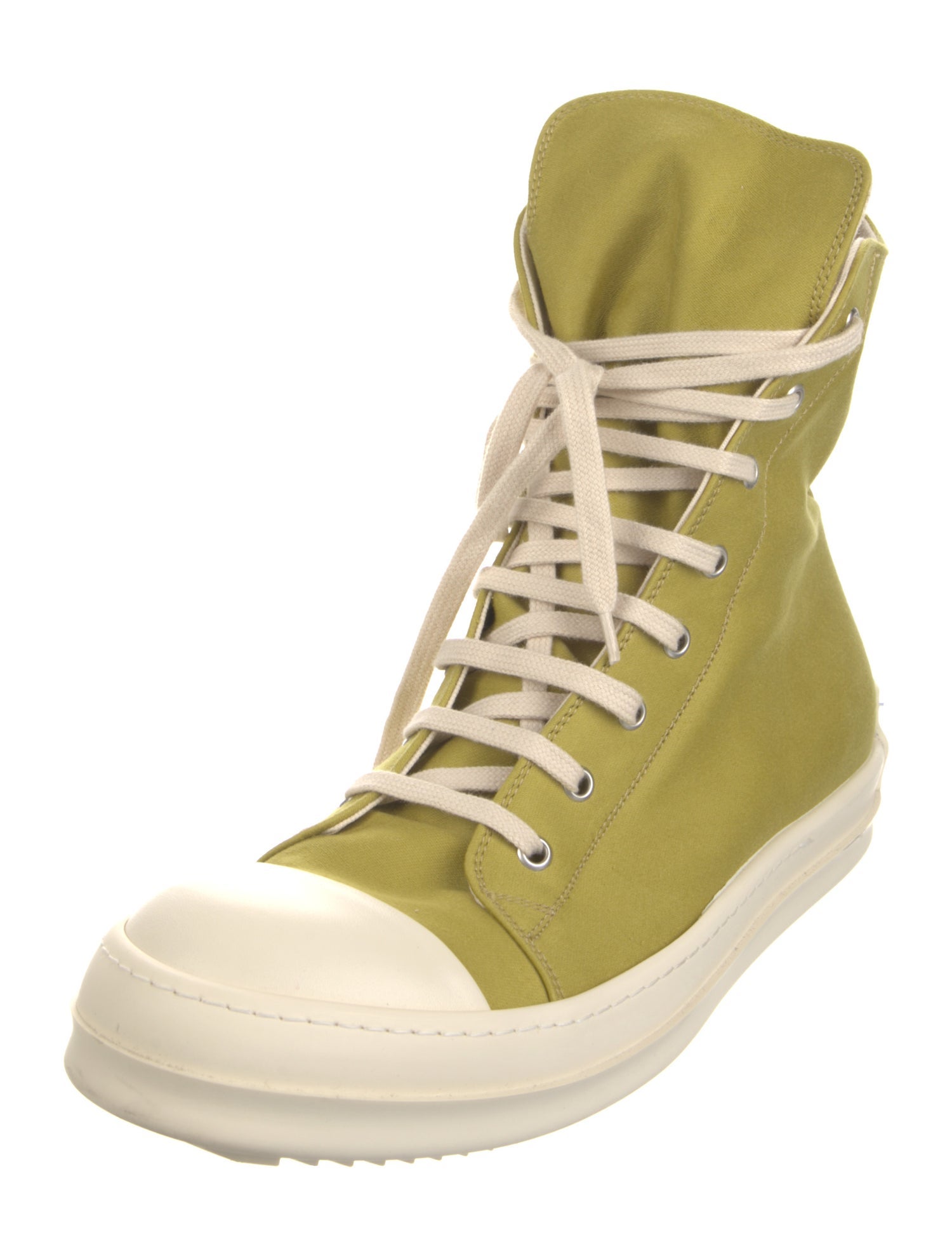 Rick Owens Drkshdw Canvas Sneakers - Green Sneakers, Shoes - WDS28957 ...