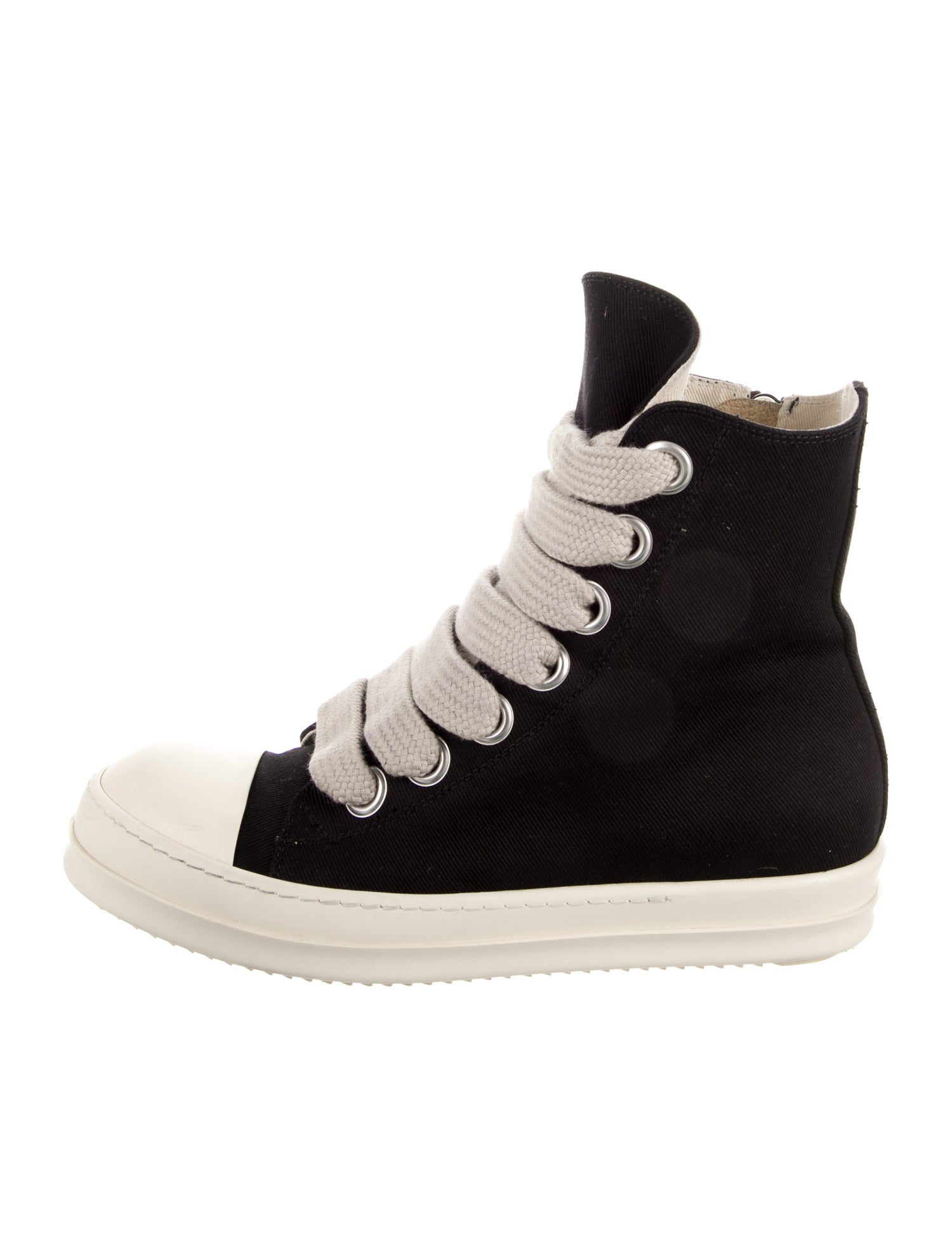 Rick Owens Drkshdw Canvas Sneakers - Black Sneakers, Shoes - WDS29261 ...