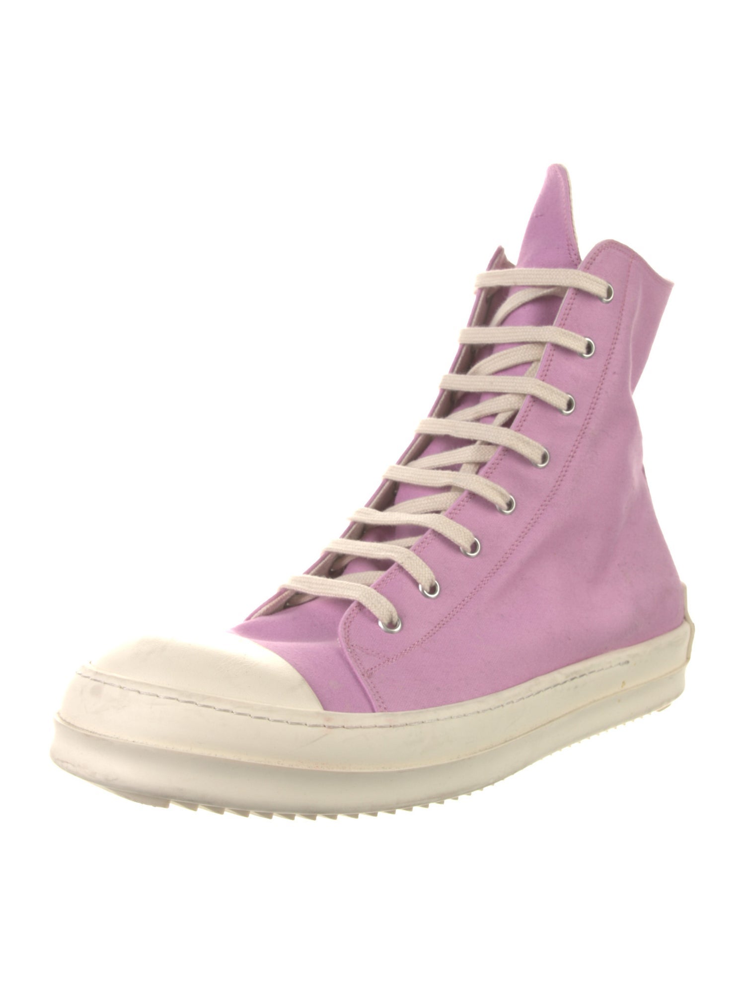 Rick Owens Drkshdw Canvas Eyelet Trim Sneakers - Pink Sneakers, Shoes ...
