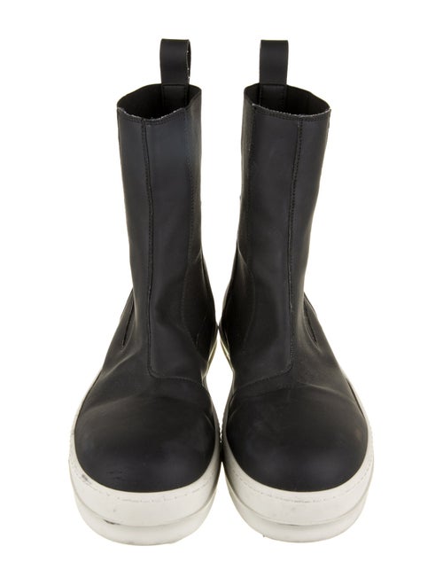 Rick Owens Drkshdw Rubber Rain Boots - Black Boots, Shoes - WDS30007 ...