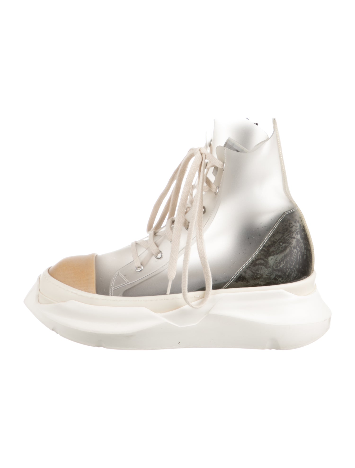 Rick Owens Drkshdw PVC Printed Sneakers - Neutrals Sneakers, Shoes ...