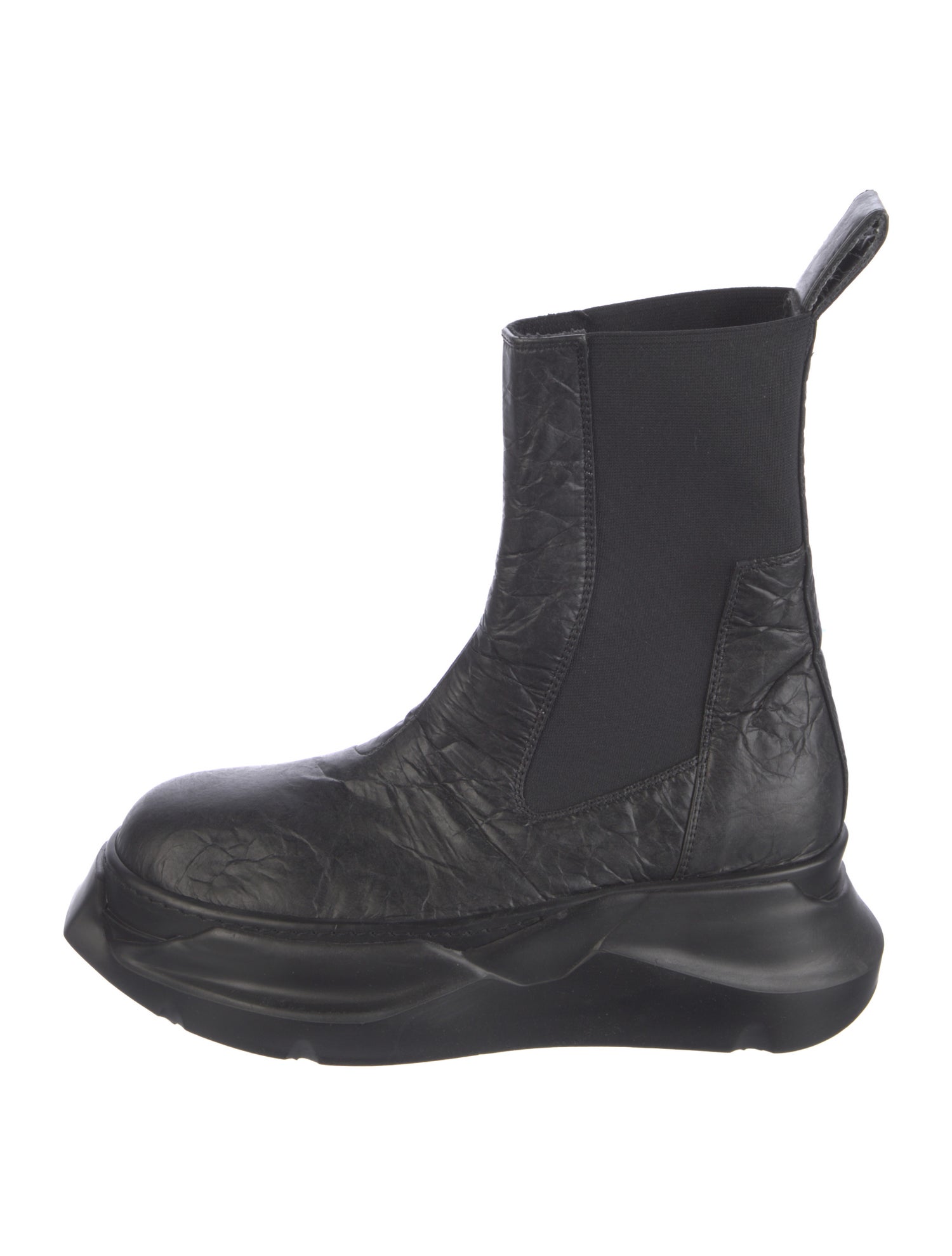 Rick Owens Drkshdw Leather Chelsea Boots - Black Boots, Shoes ...