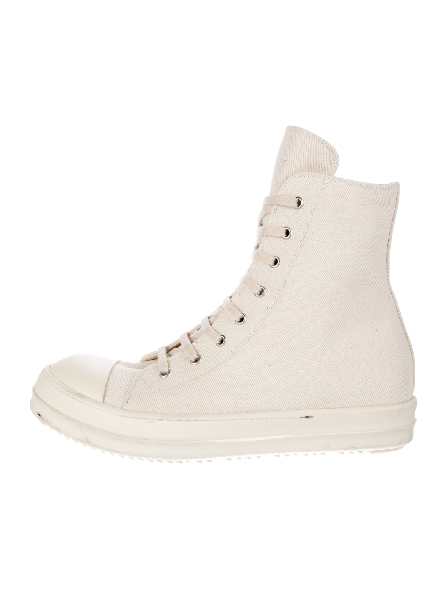 Rick Owens Drkshdw Canvas Sneakers - Neutrals Sneakers, Shoes ...