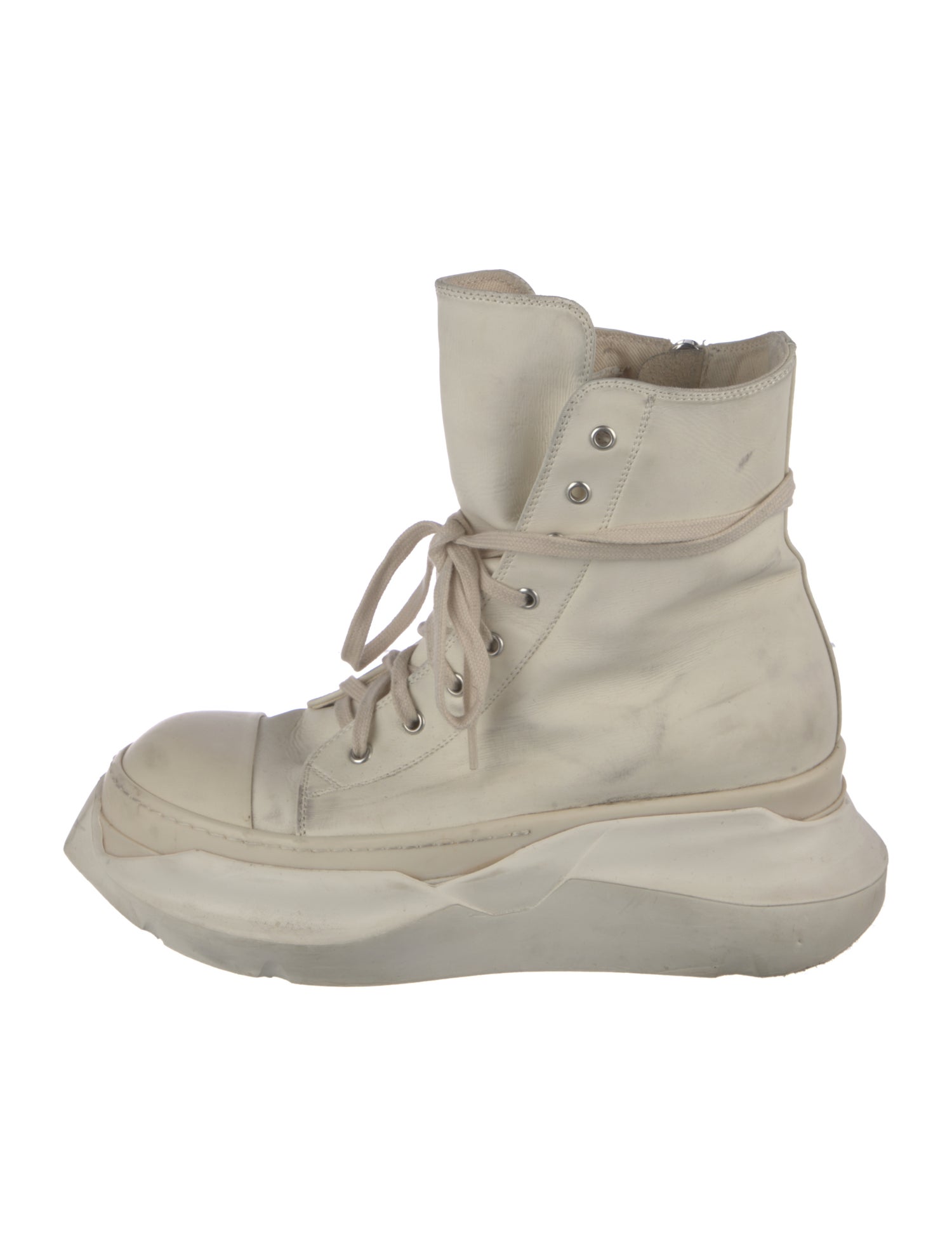 Rick Owens Drkshdw Leather Chunky Sneakers - Neutrals Sneakers, Shoes ...