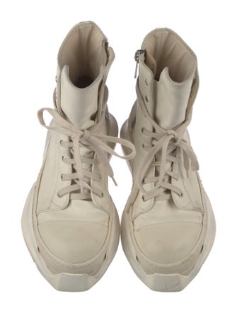 Rick Owens Drkshdw Leather Chunky Sneakers - Neutrals Sneakers, Shoes ...