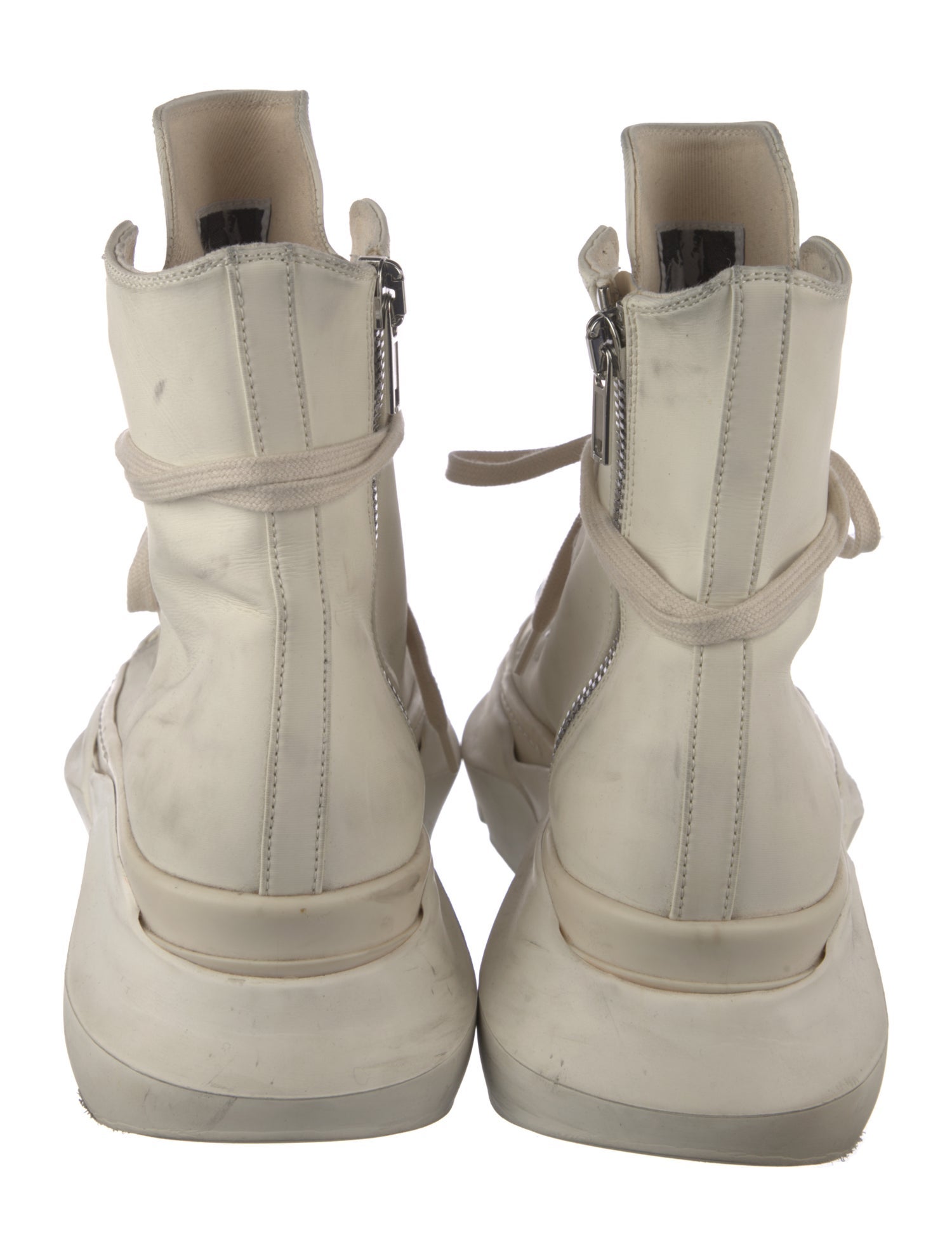 Rick Owens Drkshdw Leather Chunky Sneakers - Neutrals Sneakers, Shoes ...