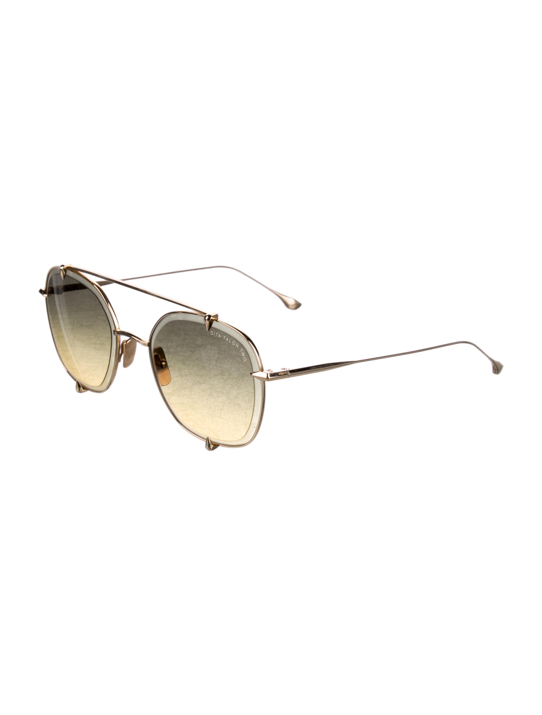 Dita Aviator Tinted Sunglasses - Gold Sunglasses, Accessories ...