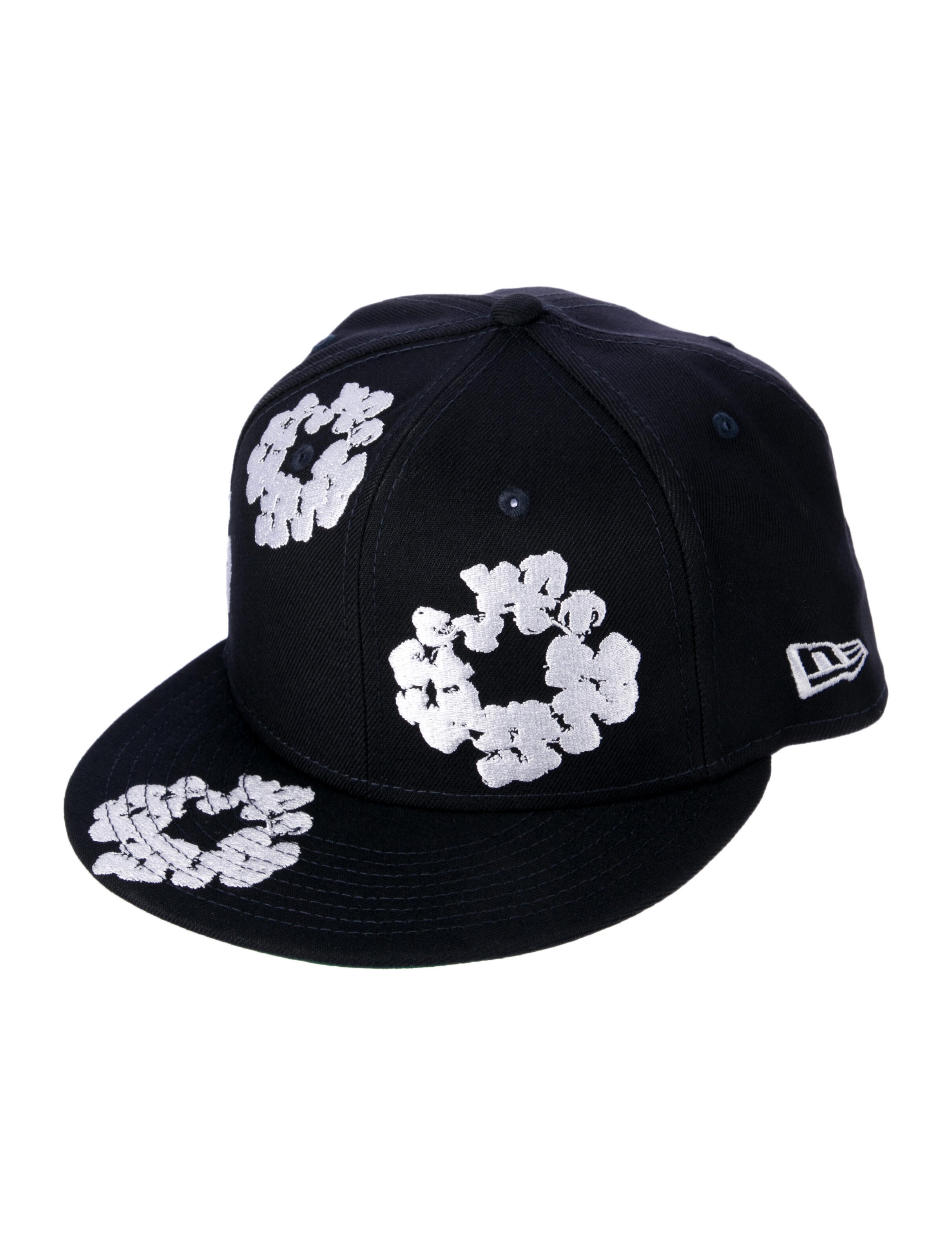 Denim Tears x New Era Cotton Wreath Fitted Cap - Blue Hats, Accessories ...