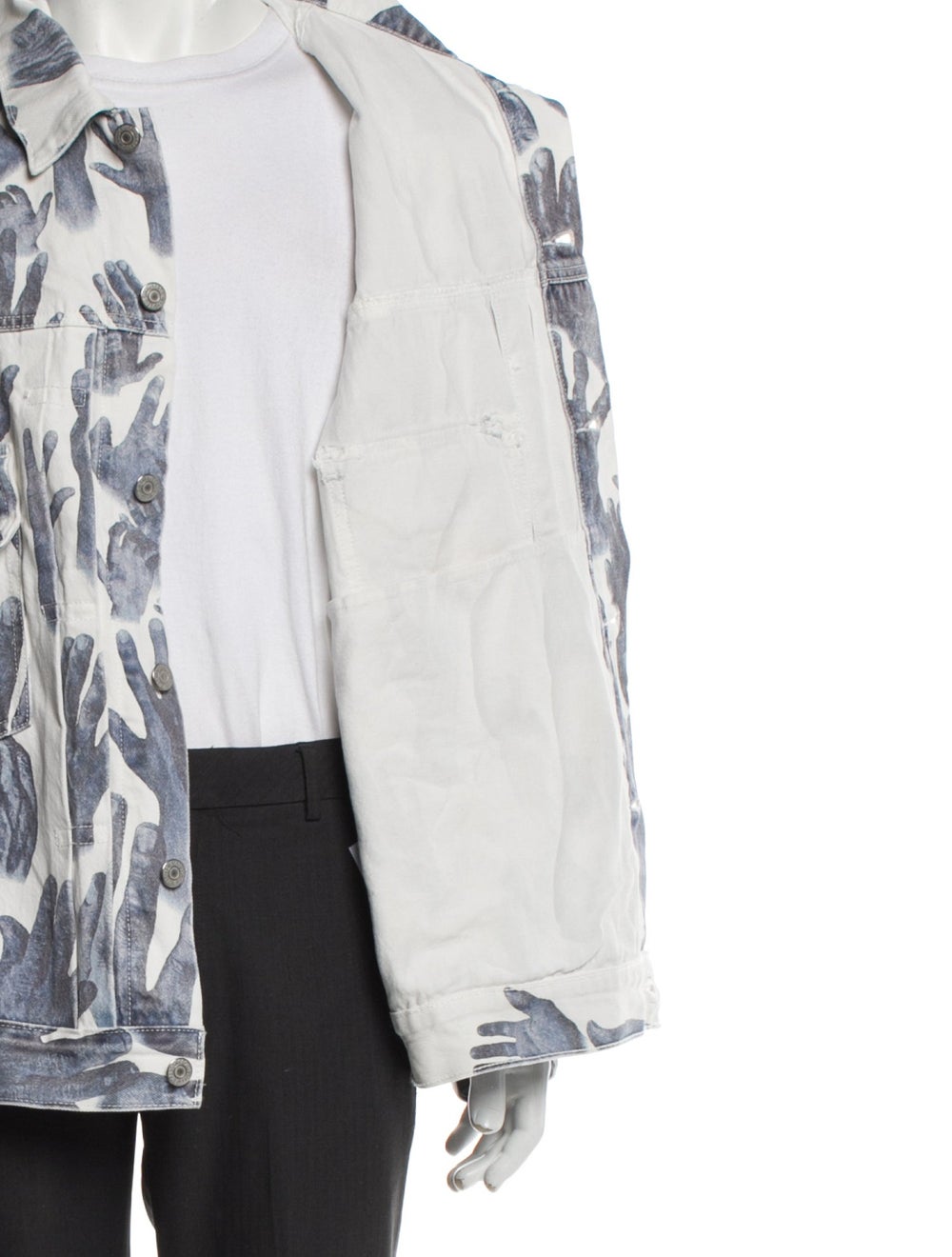 Denim Tears x Levi's Denim Jacket White Printed Point… - Gem