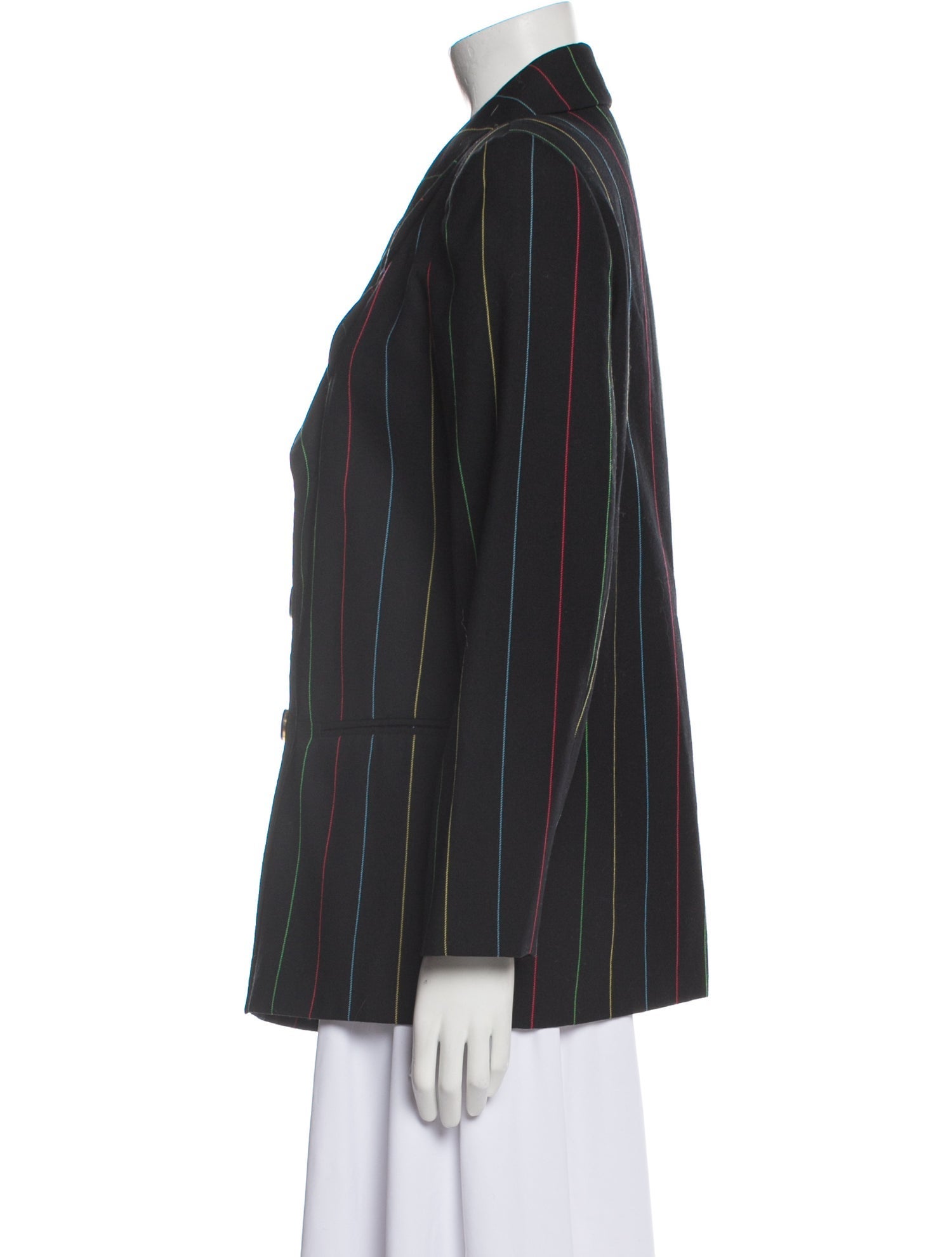 David Hayes Striped Blazer - Black Jackets, Clothing - WDVHY20489 | The ...