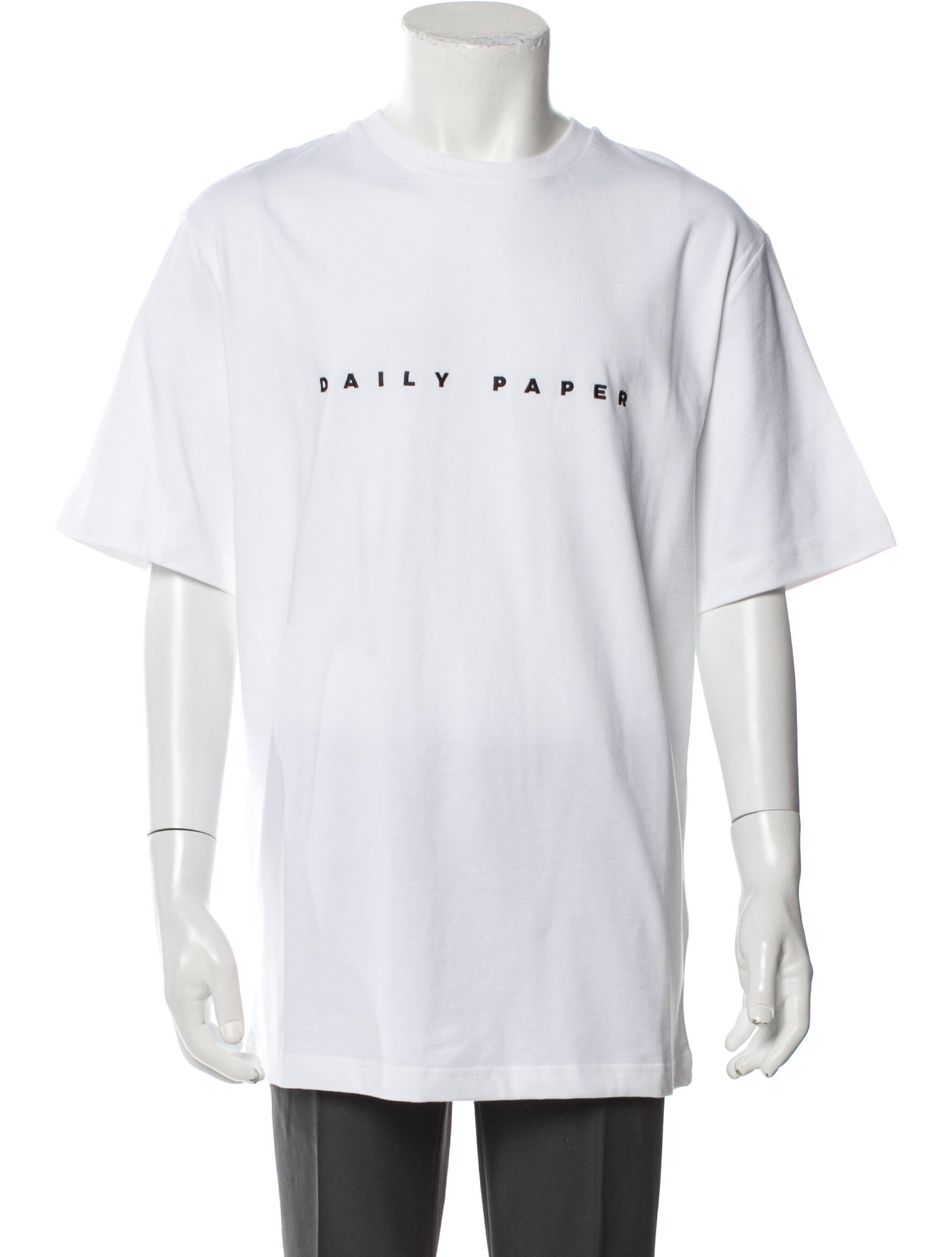 Daily Paper Graphic Print Crew Neck T-Shirt w/ Tags - White T-Shirts ...