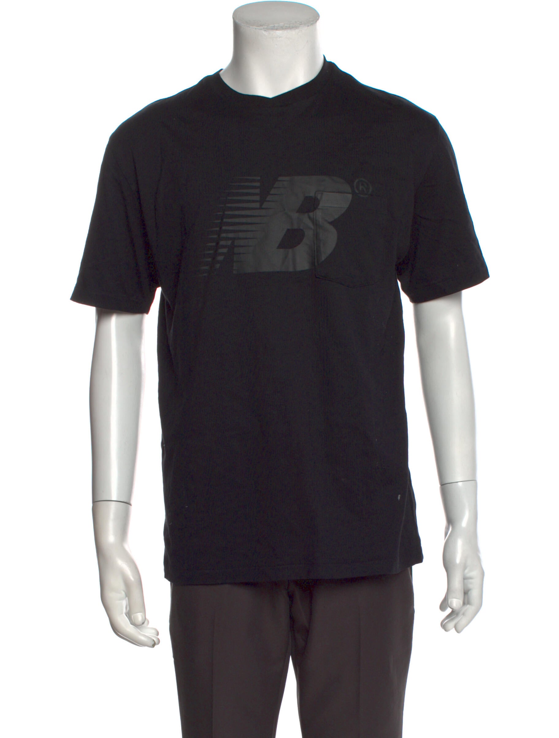 Engineered Garments Graphic Print Crew Neck T-Shirt - Black T-Shirts ...