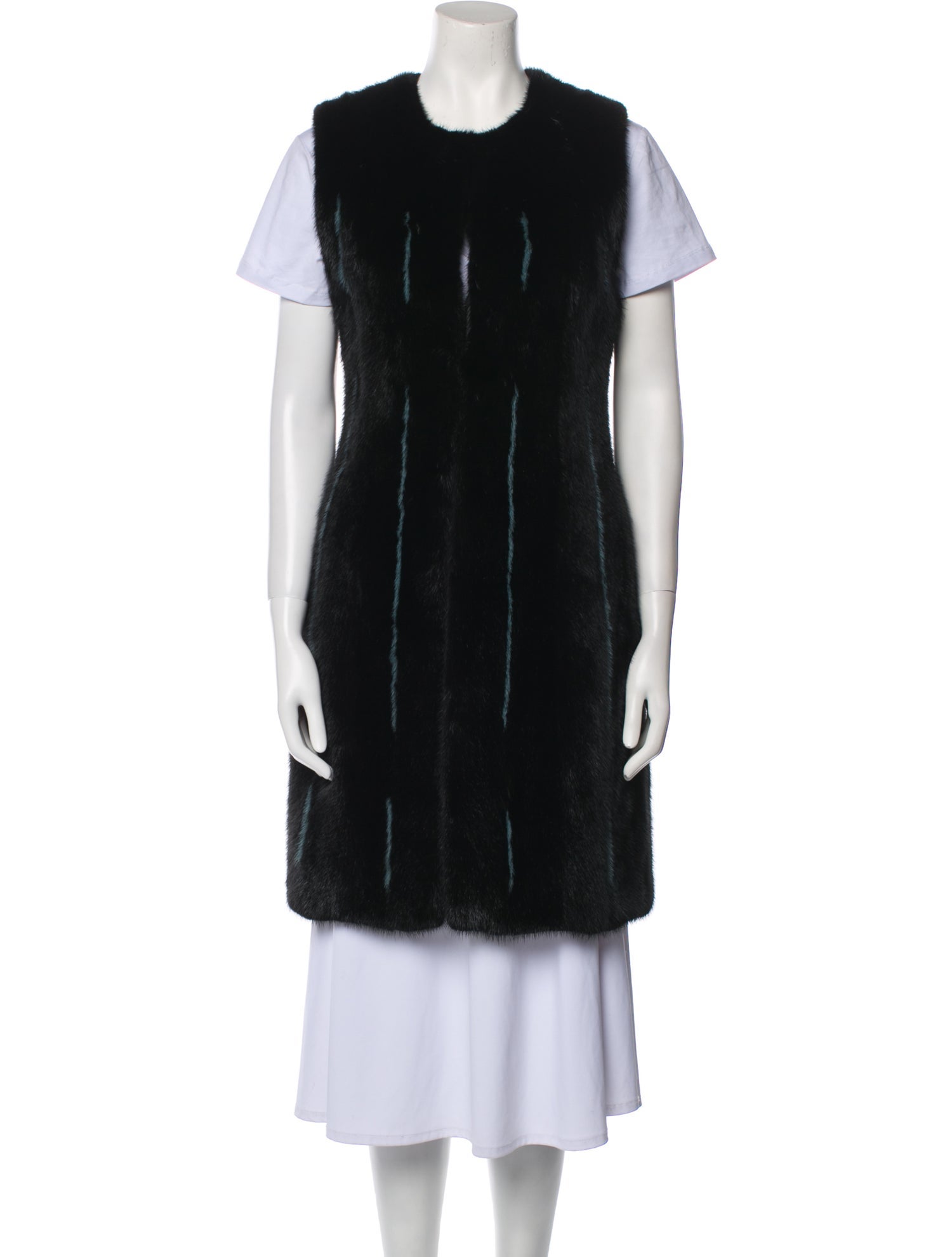 Agnona Mink Colorblock Pattern Fur Jacket - Brown Jackets, Clothing ...