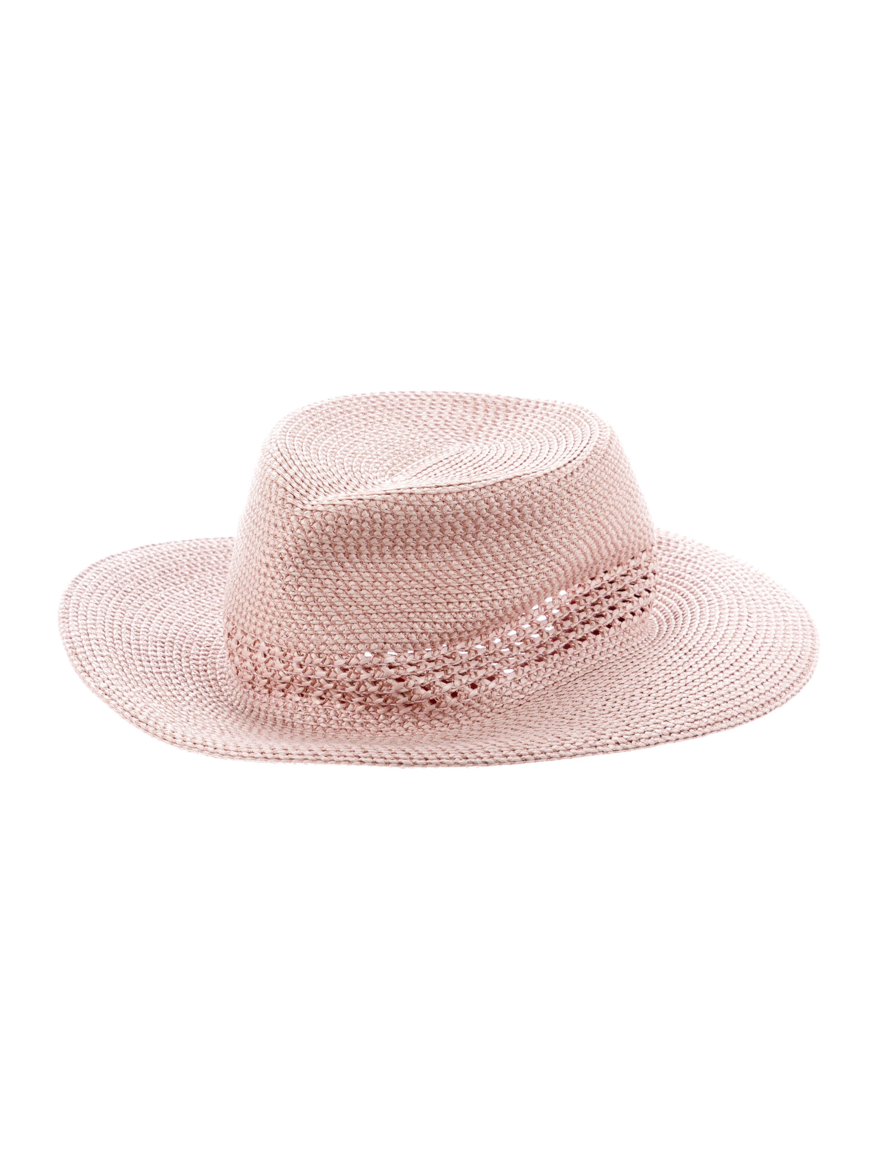 Eric Javits Straw Hat - Purple Hats, Accessories - WEJ27941 | The RealReal