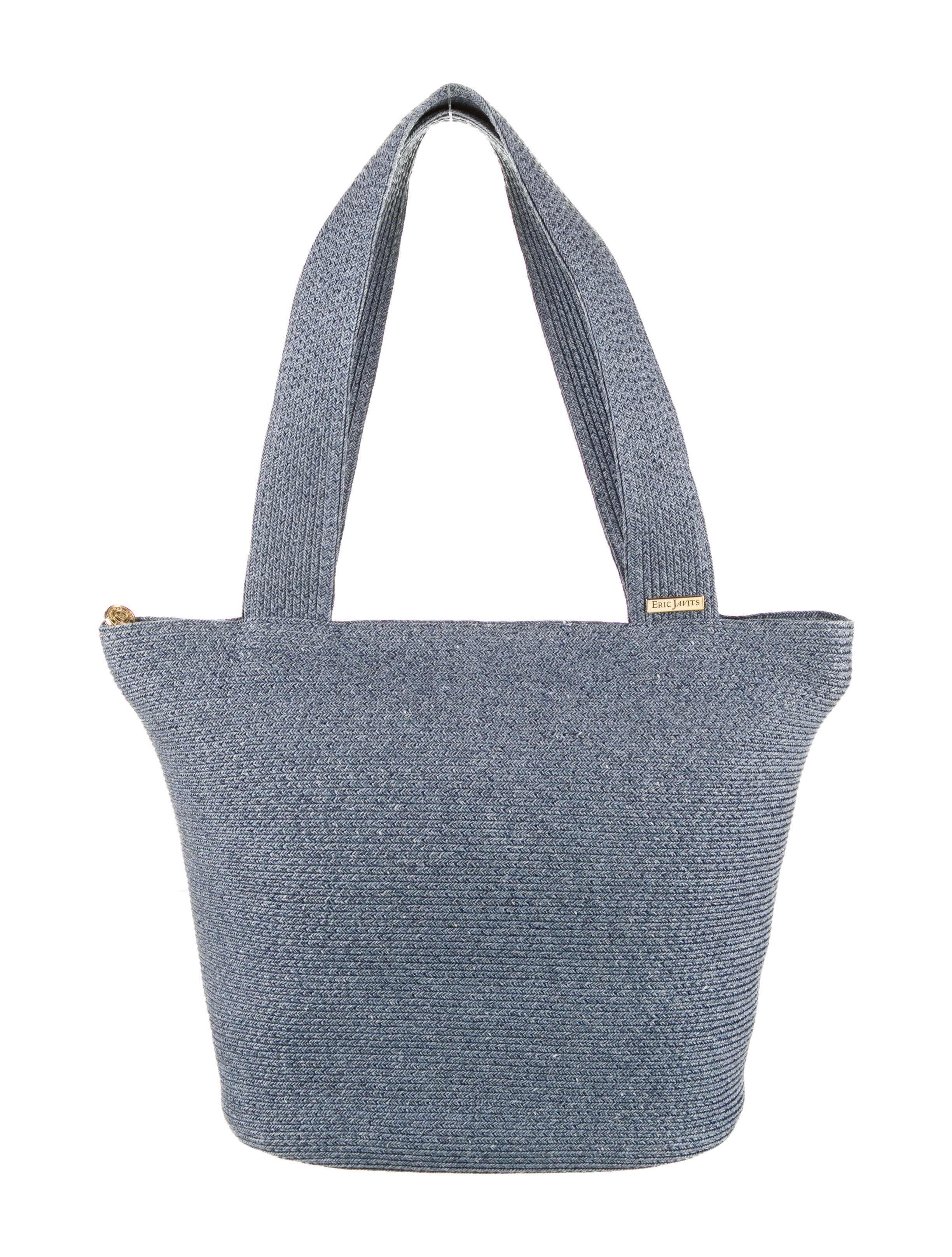 Eric Javits Raffia Bucket Bag - Blue Bucket Bags, Handbags - WEJ29450 ...