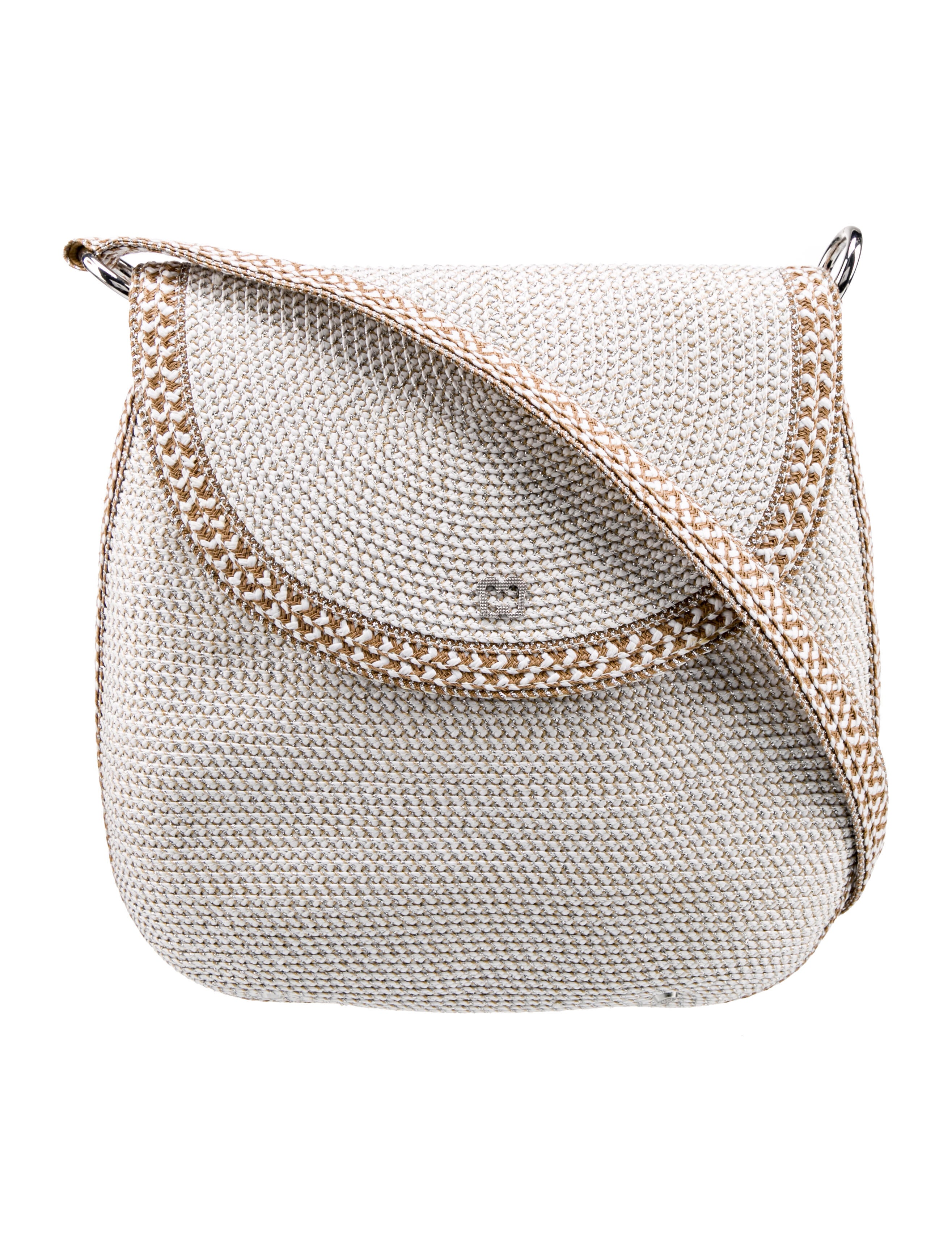 Jimmy Choo Raffia Rebel Crossbody Bag - Neutrals Crossbody Bags ...