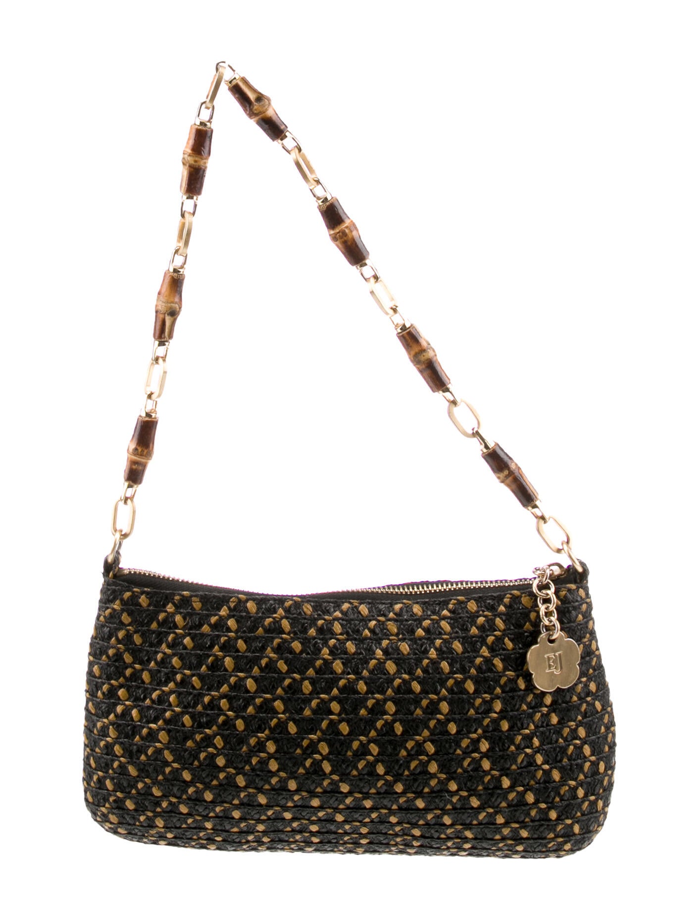 Eric Javits Woven Shoulder Bag - Black Shoulder Bags, Handbags ...