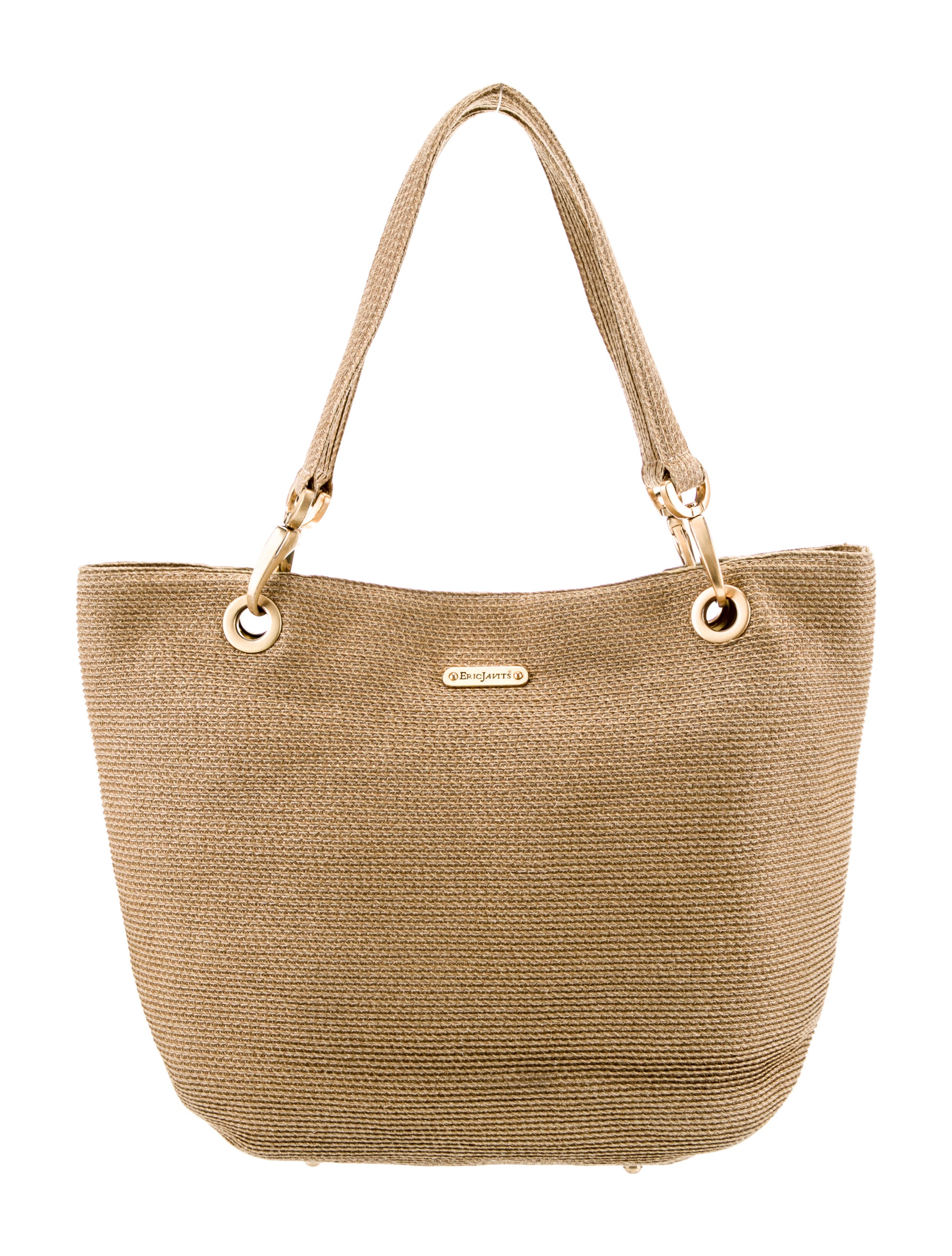 Eric Javits Jute Shoulder Bag - Brown Shoulder Bags, Handbags ...