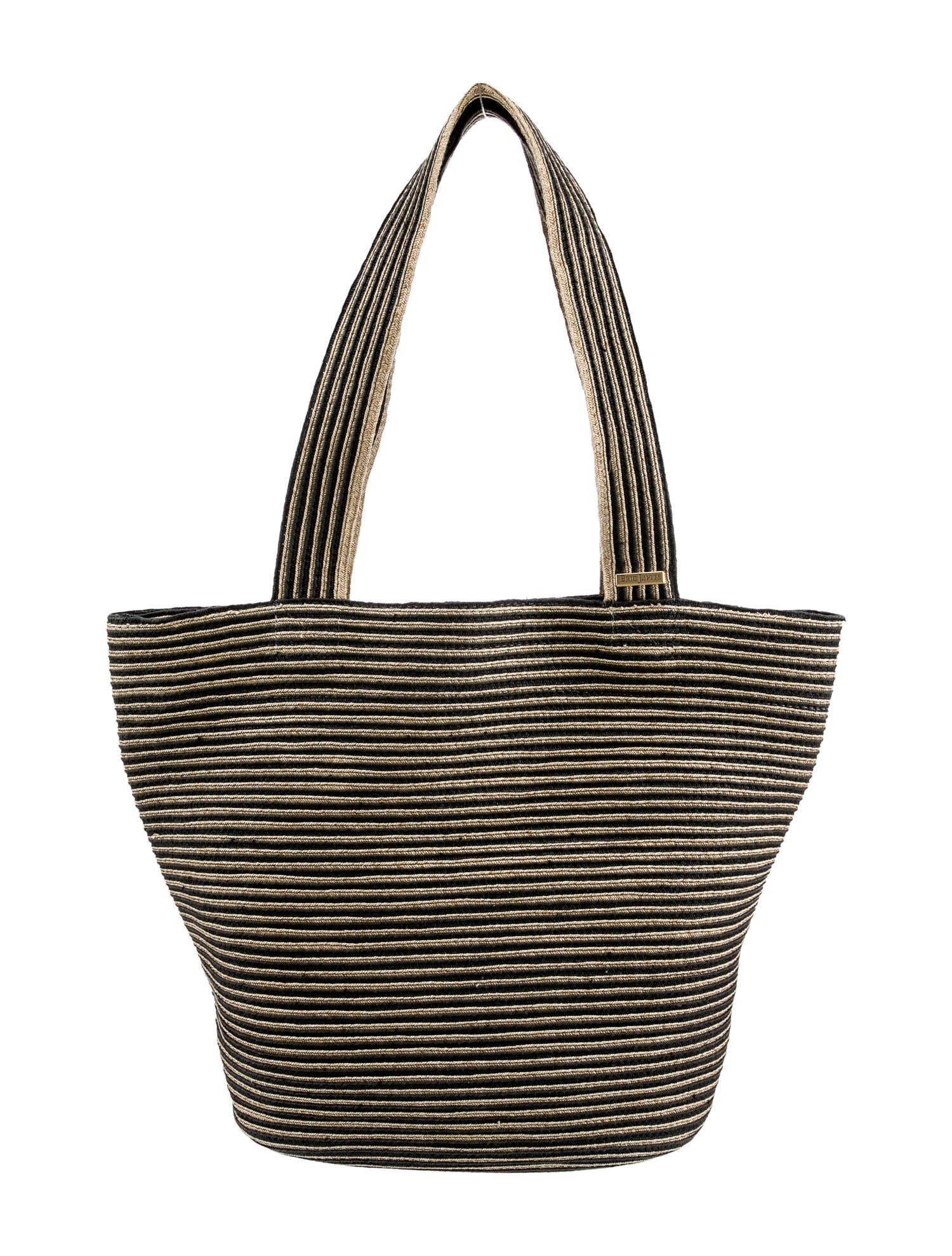 Eric Javits Raffia Tote - Black Totes, Handbags - WEJ30591 | The RealReal