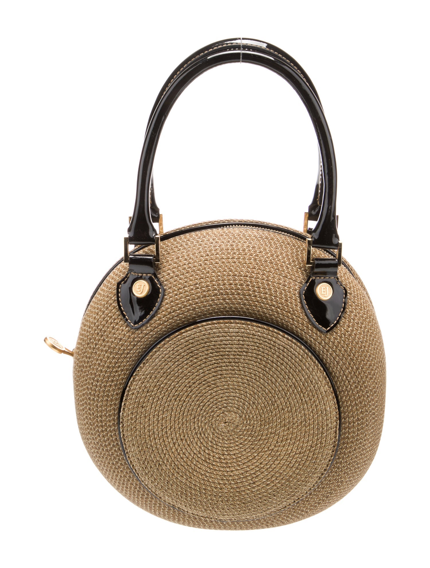 Eric Javits Rattan Handle Bag - Neutrals Handle Bags, Handbags ...